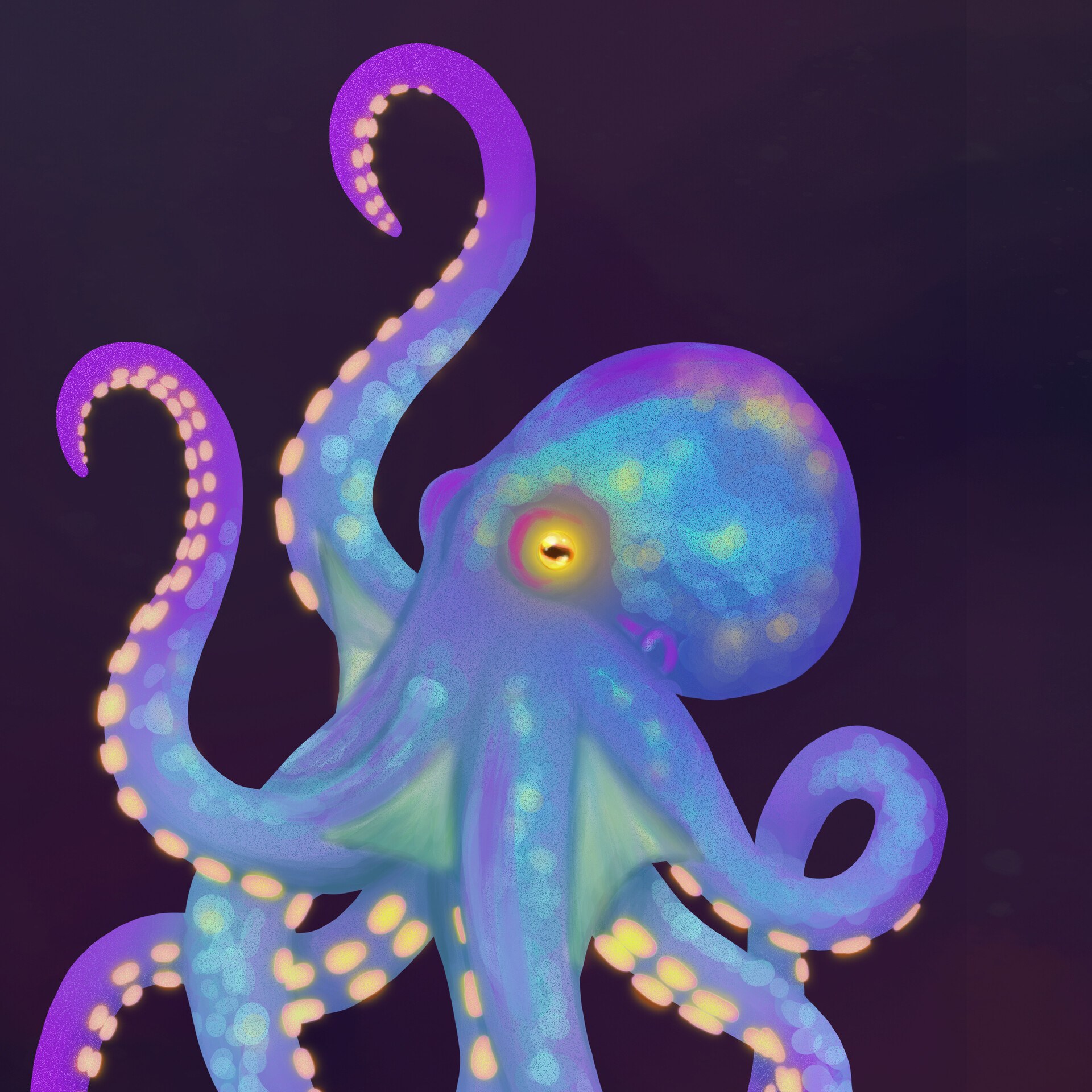 ArtStation - Octopus Painting