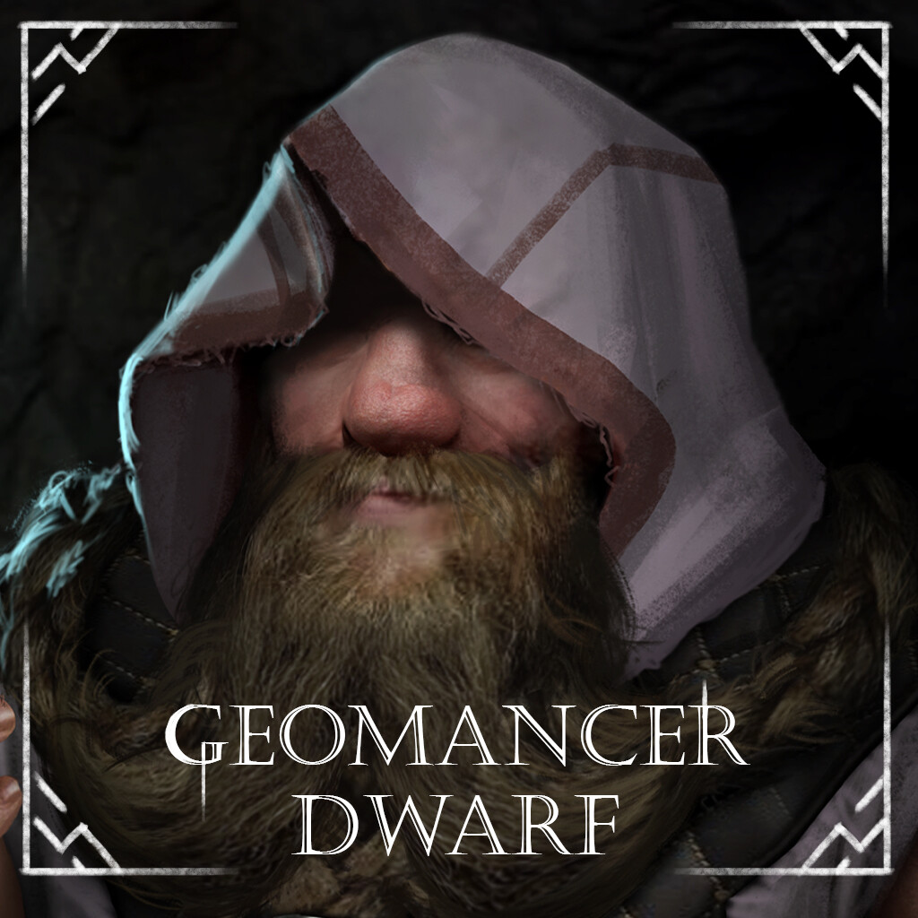 ArtStation - Geomancer dwarf concept