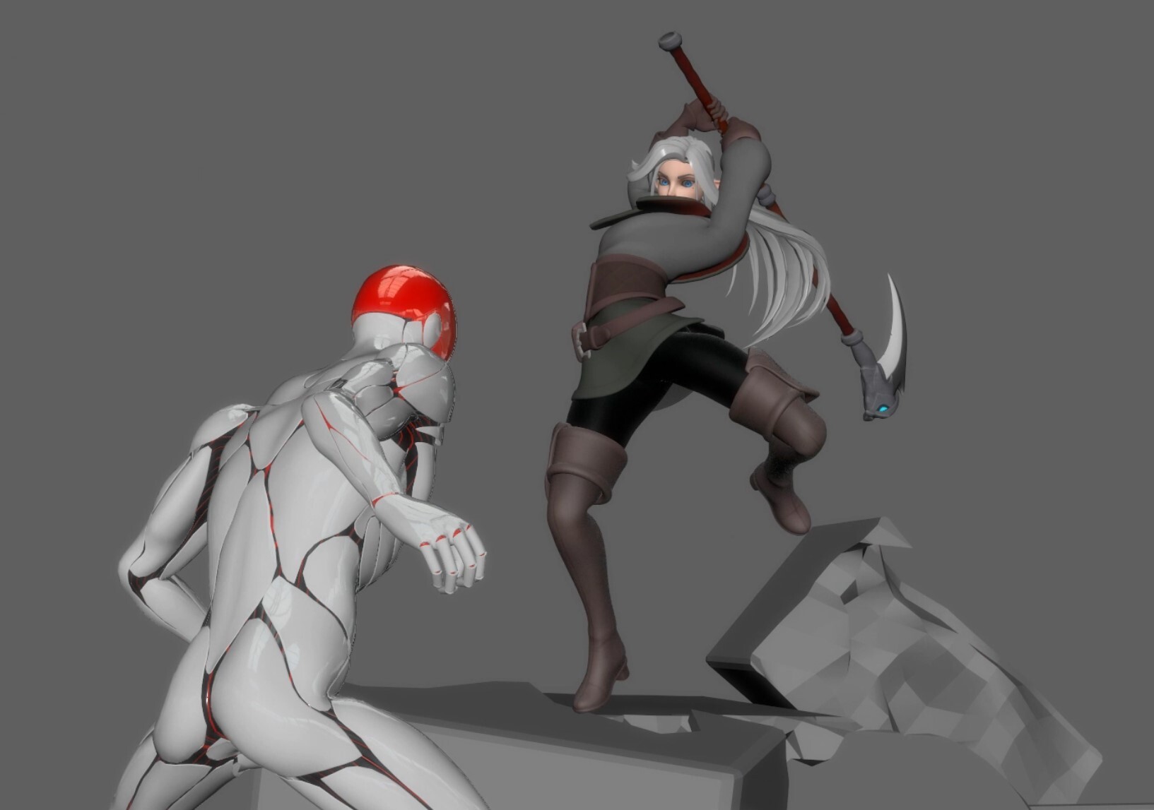ArtStation - Dueling - 3D Character Animation