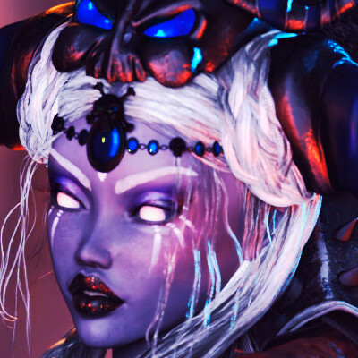 ArtStation - Dark Guardian - Protector [Side Portrait]