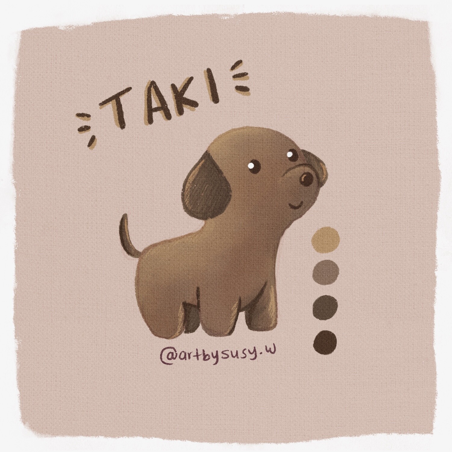 ArtStation - A dog named Taki
