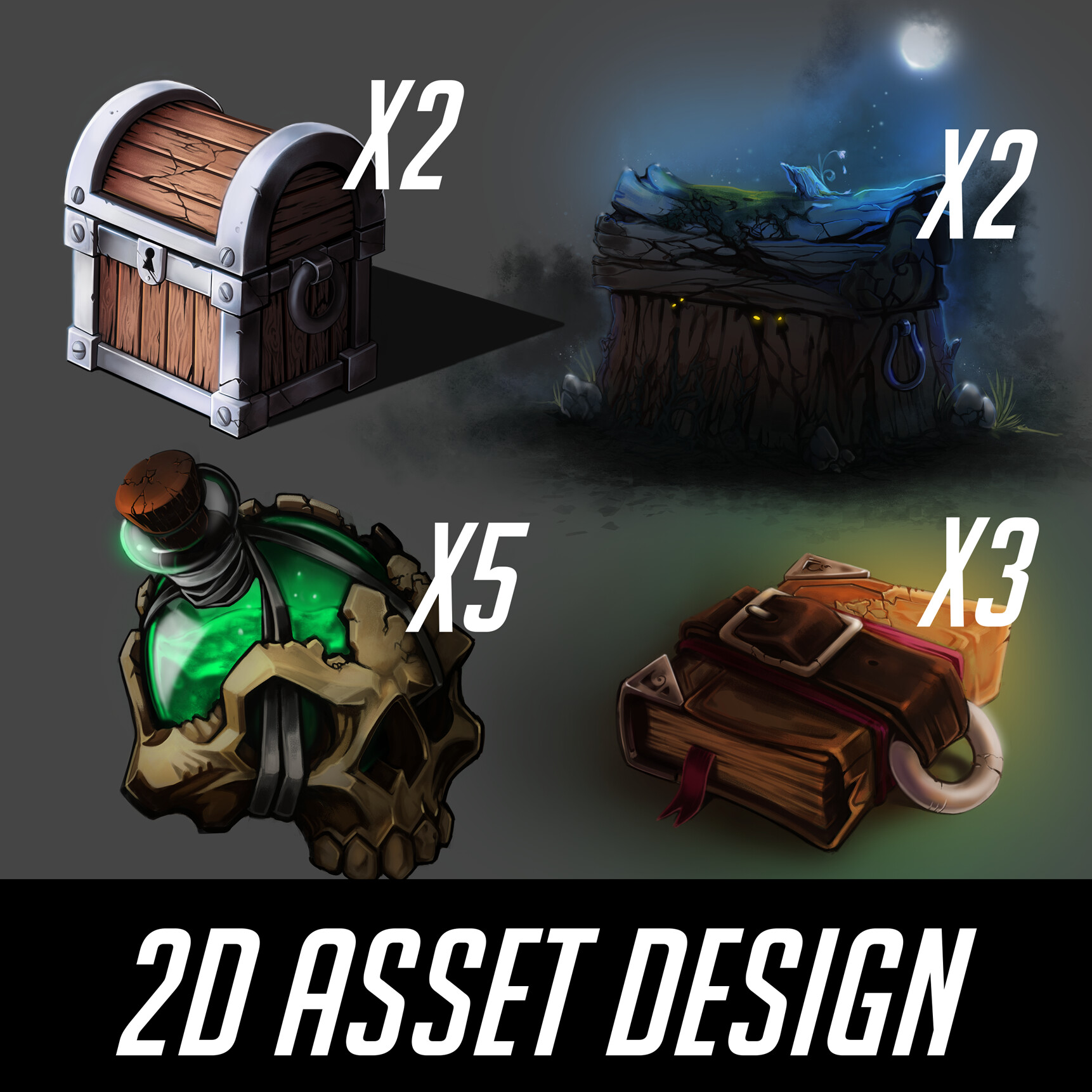 ArtStation - 2D Assets Pack 01