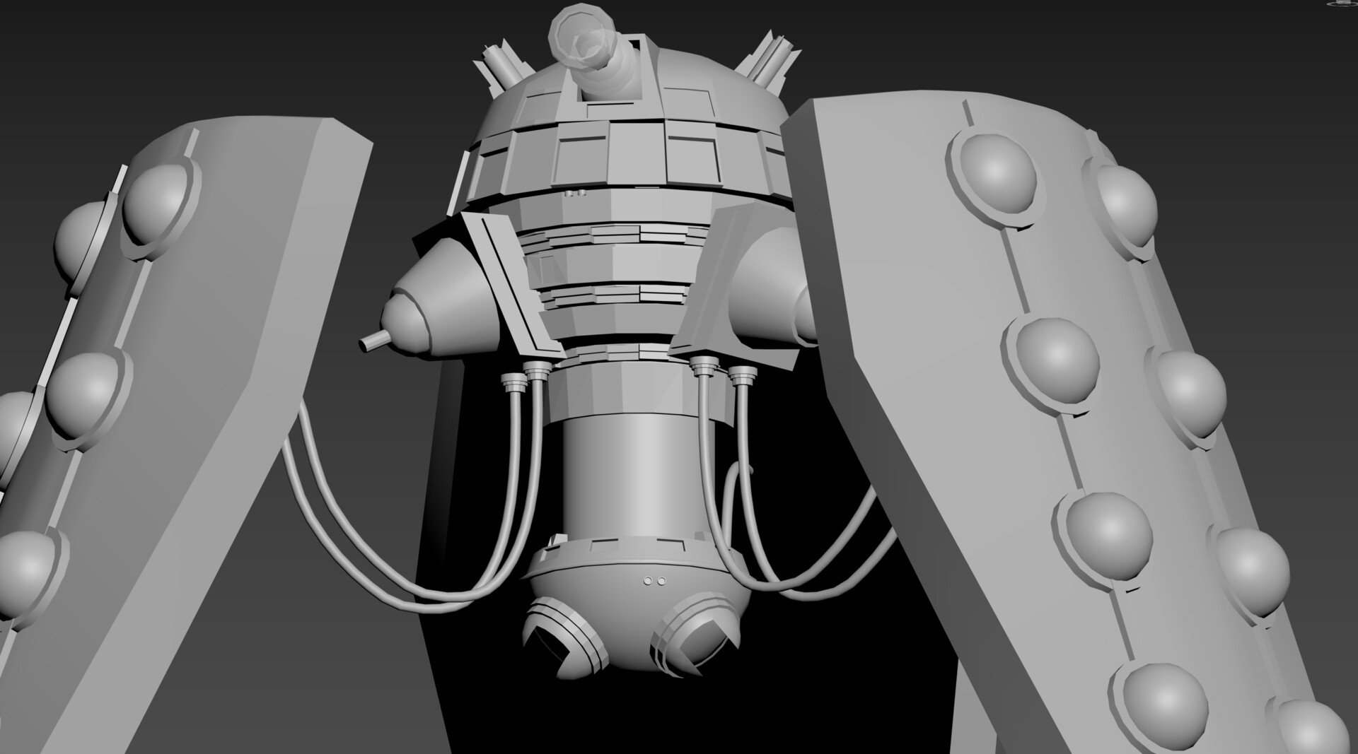 ArtStation - Summer Project - Dalek Emperor From Doctor Who