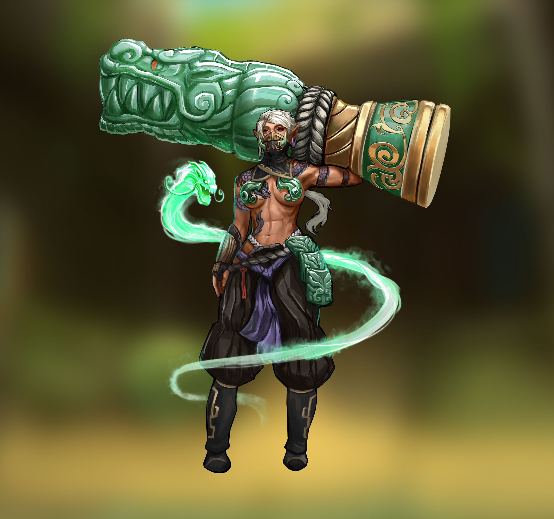 ArtStation - 青龙 Qing Long