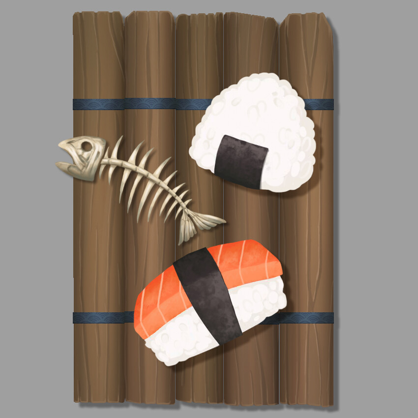 ArtStation - Some Sushi for RUST - Fridge Skin Graphics