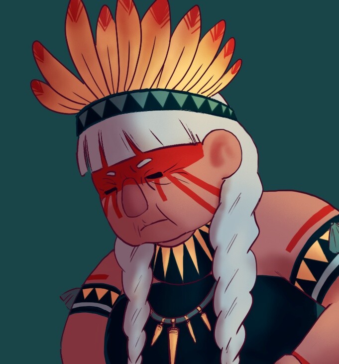 ArtStation - Nahua, the grandma