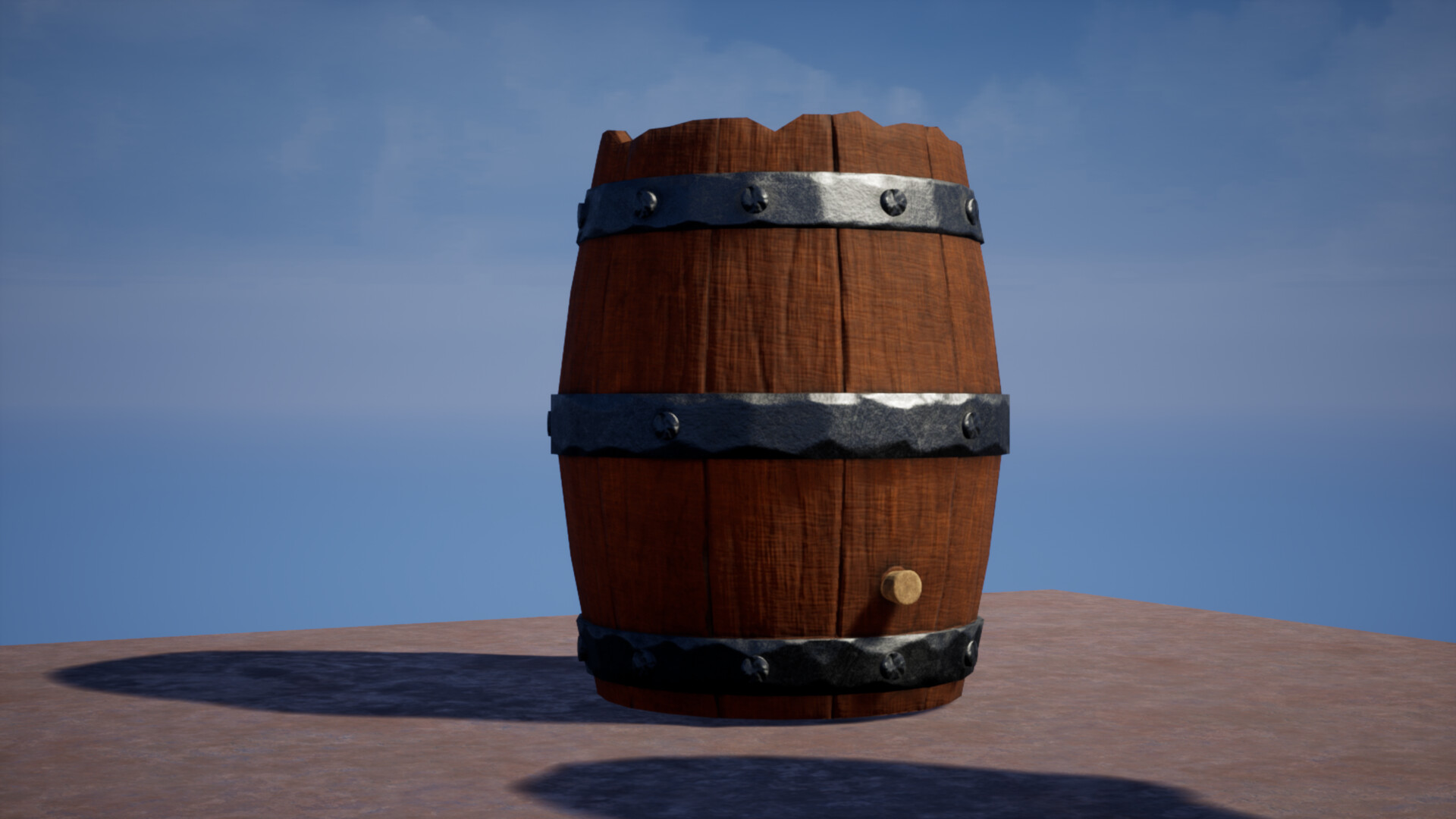 ArtStation - Stylized Barrel