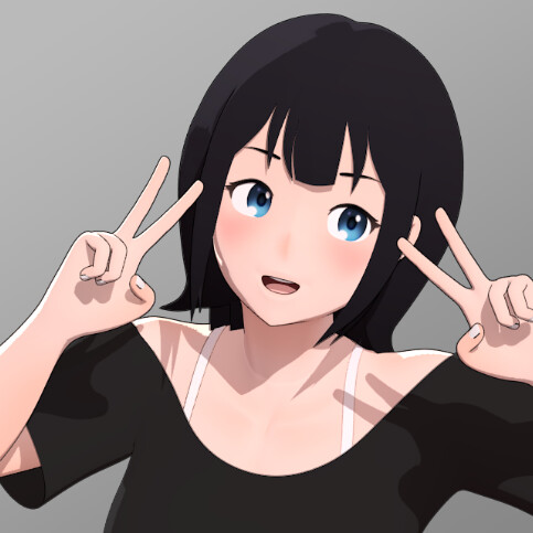 ArtStation - Suto Rika (3D Model)