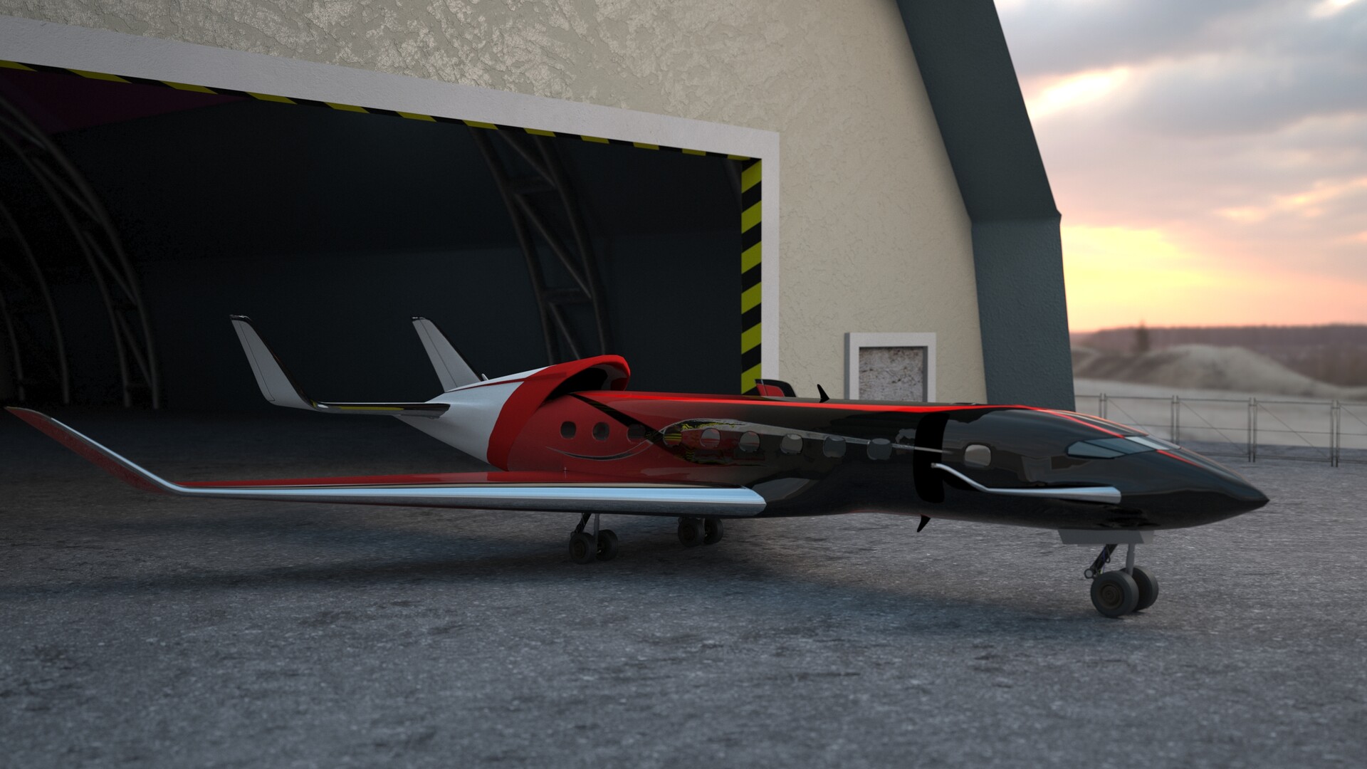 ArtStation - Concept Business Jet