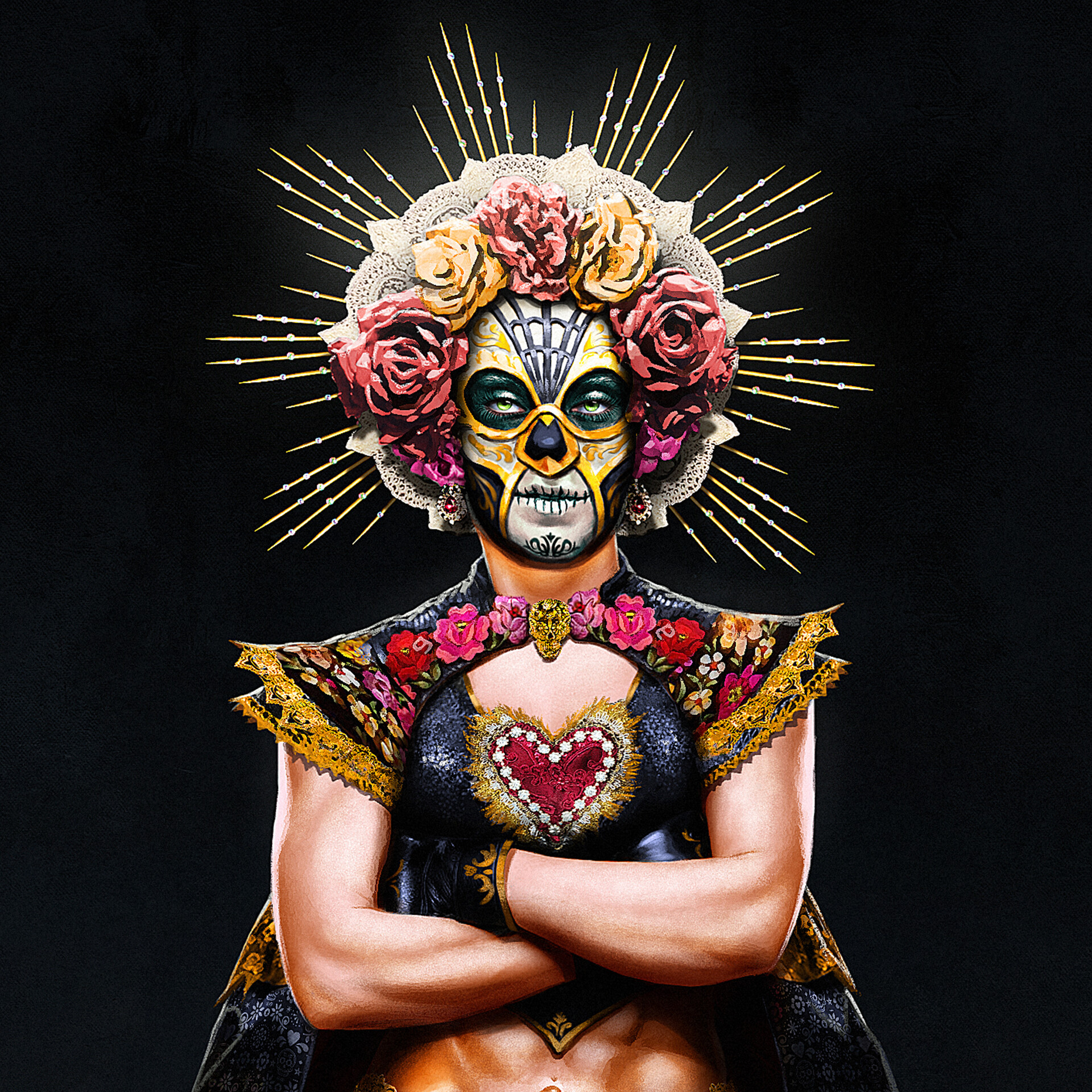 ArtStation - Catrina Luchadora