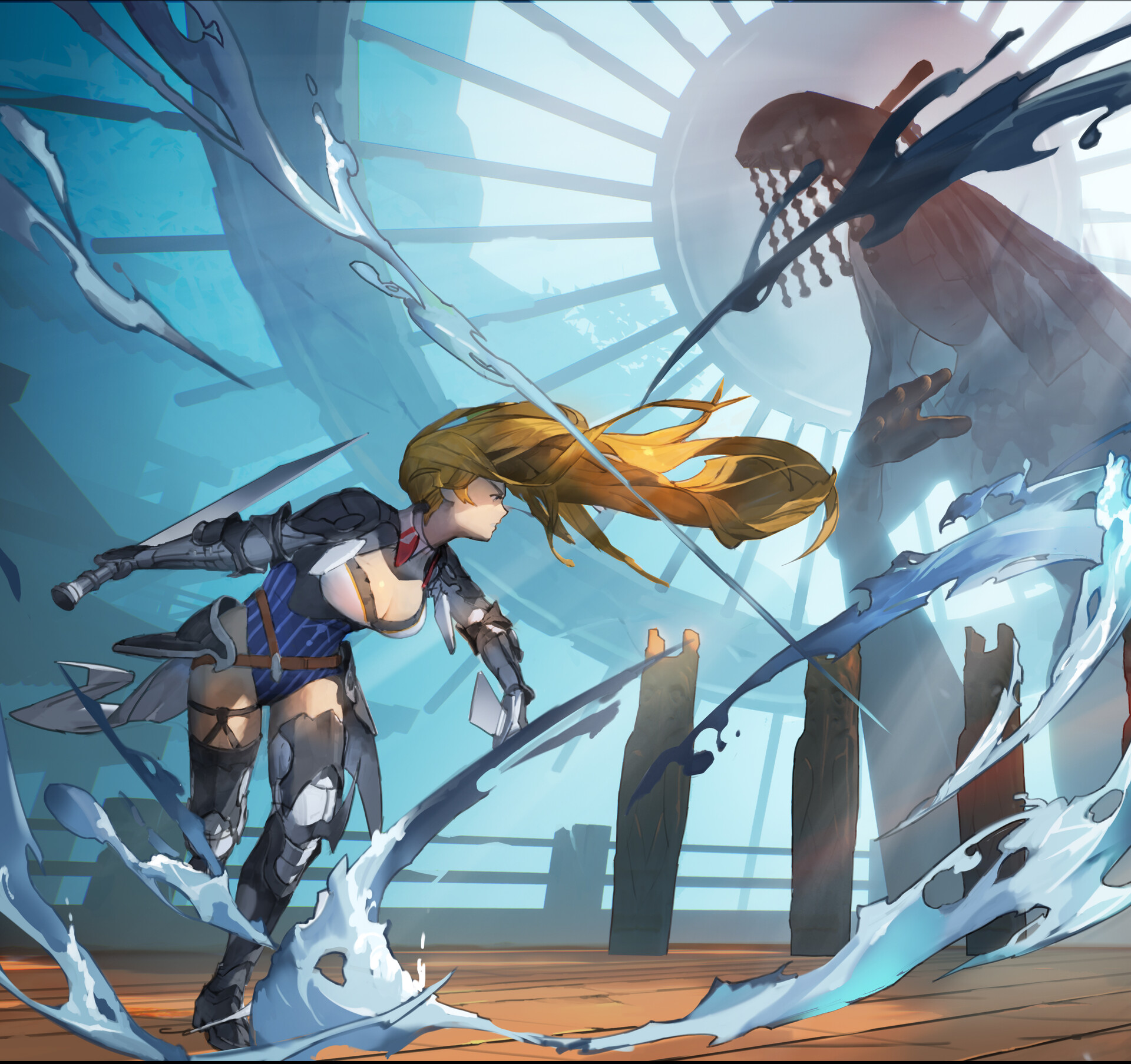 ArtStation - Battle Scene Illustration