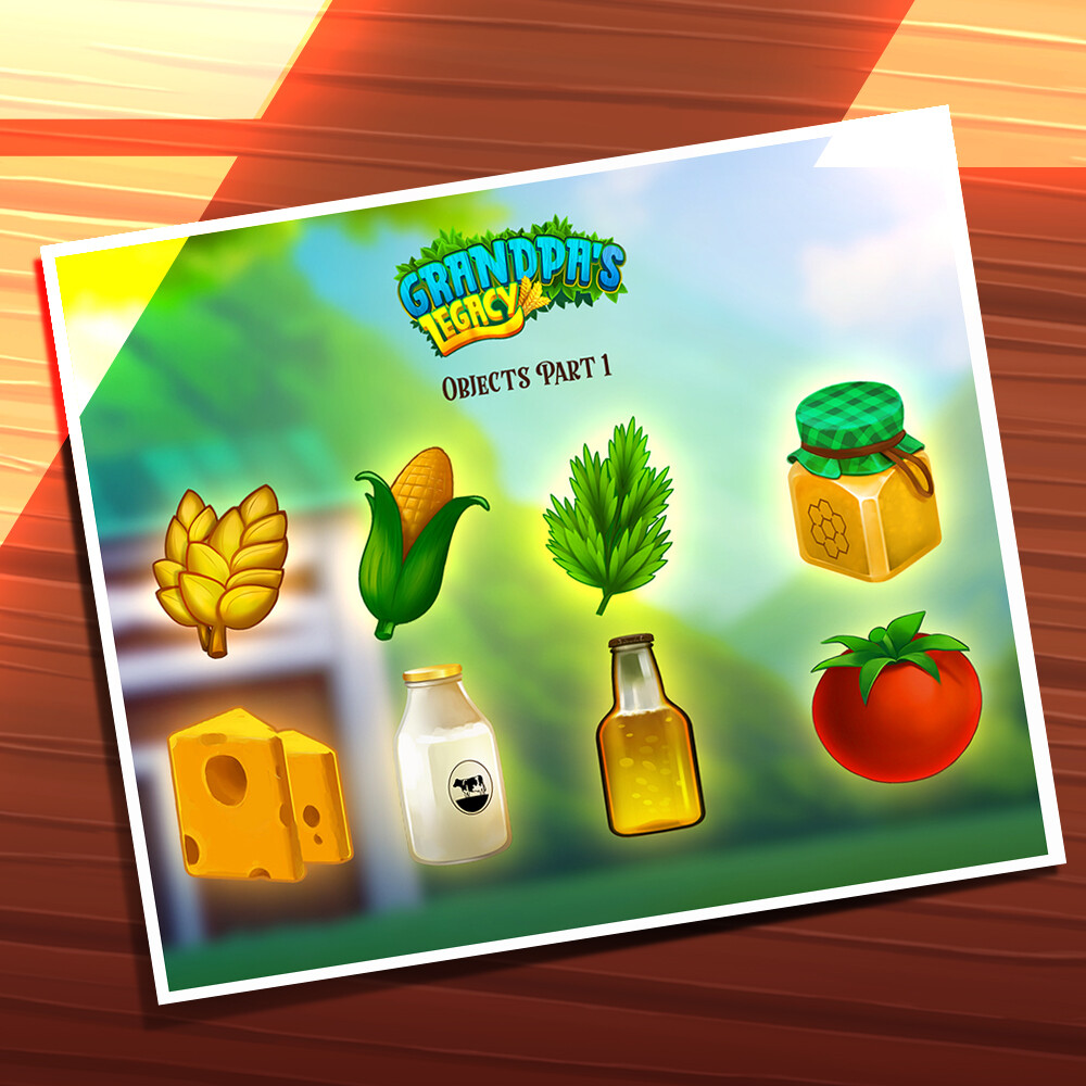 ArtStation - Object Design For "Grandpa's Legacy" Game Part 1