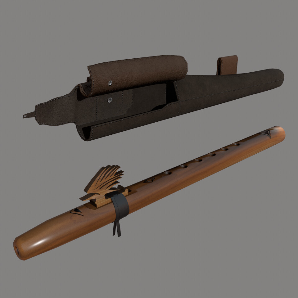 ArtStation - Native american flute