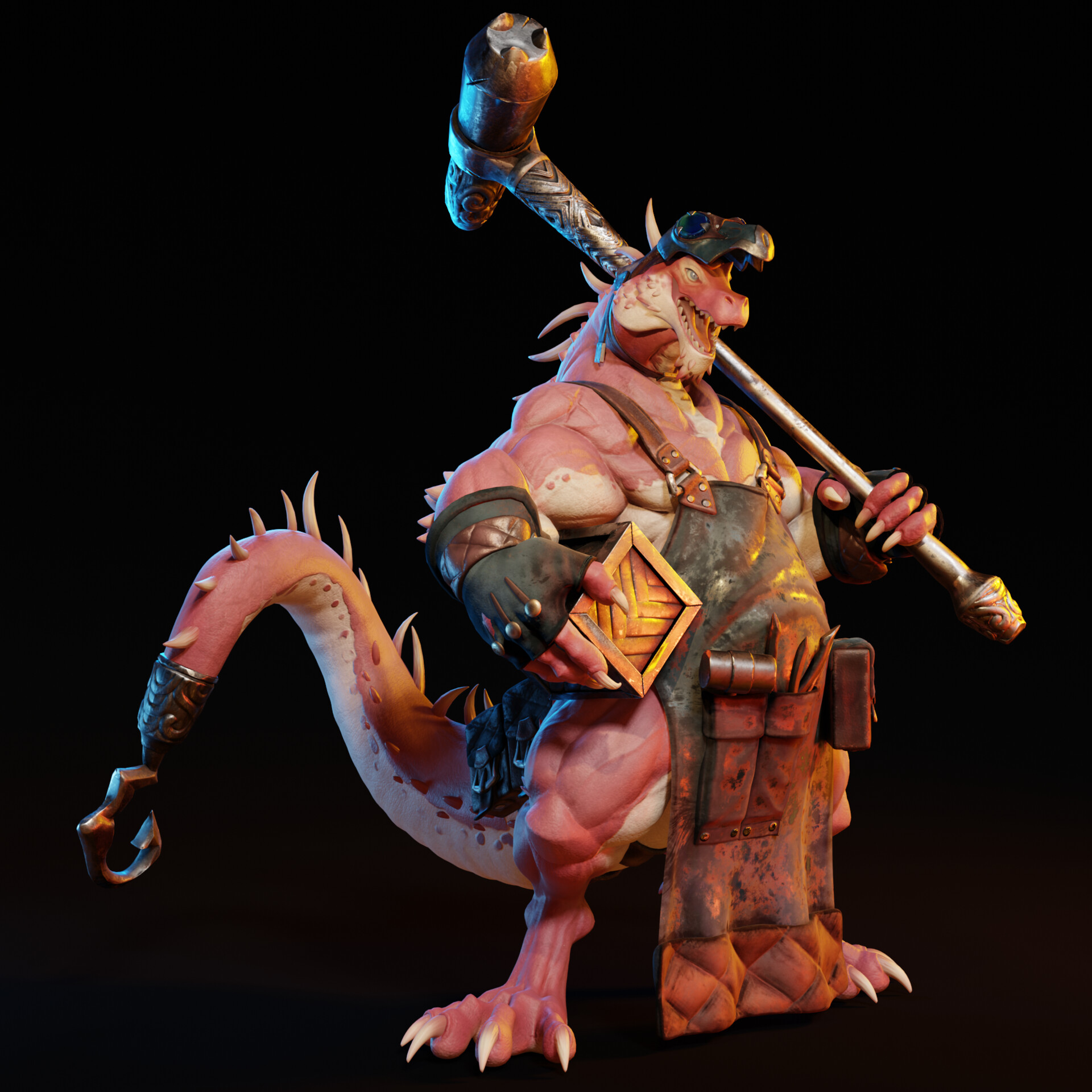 ArtStation - Blacksmith Lizardfolk