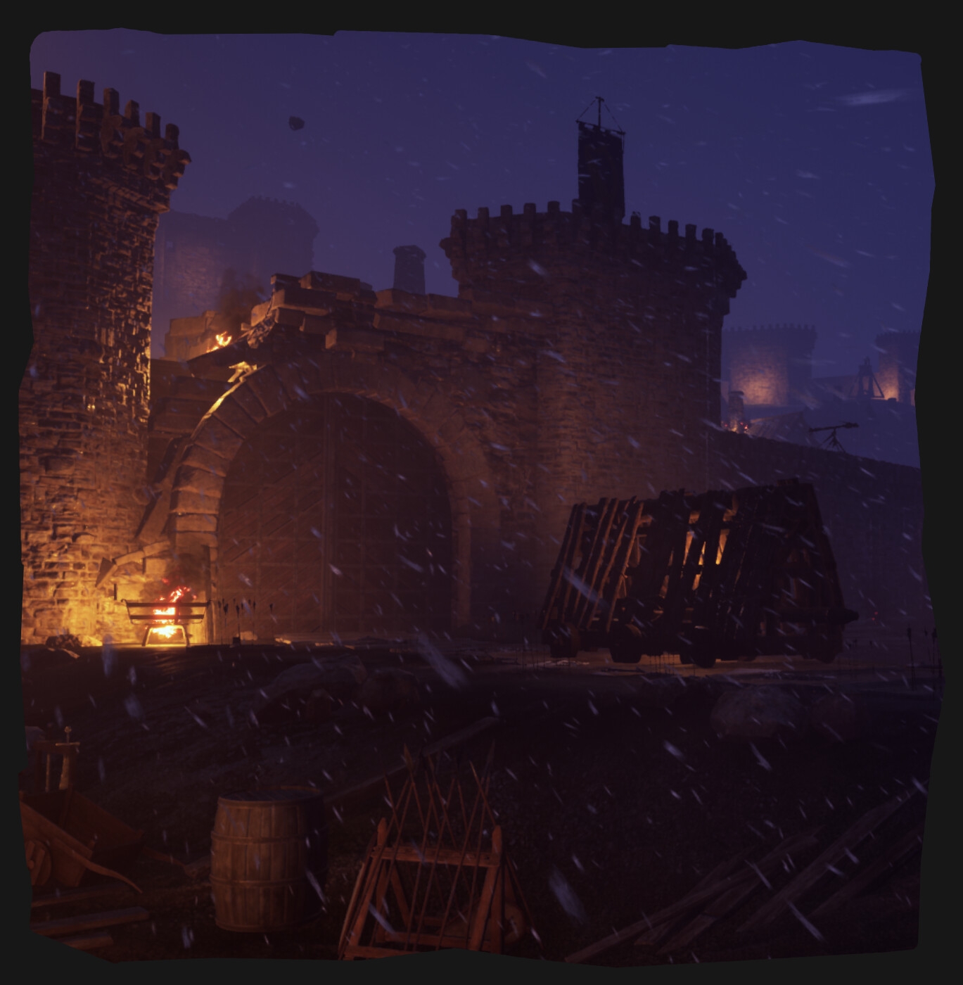 ArtStation - Realistic Castle Siege - Unreal Engine