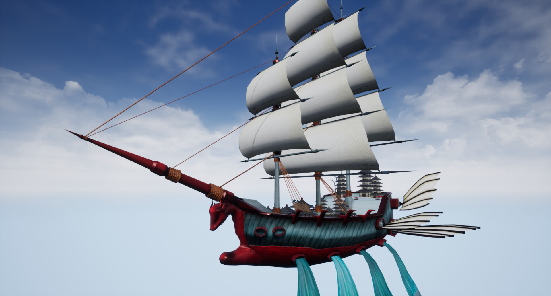 ArtStation - Floating Ship