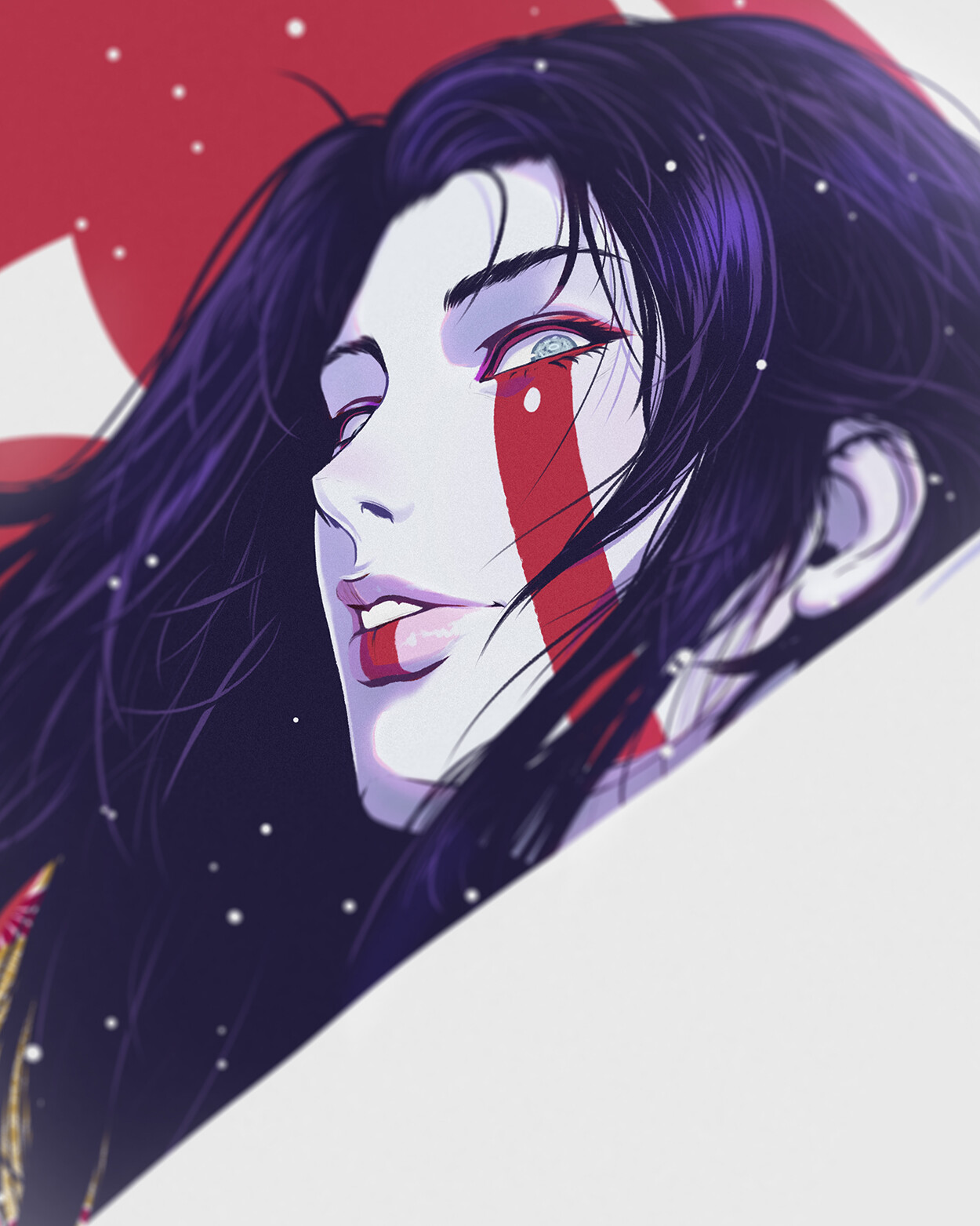 ArtStation - Yukiko portrait