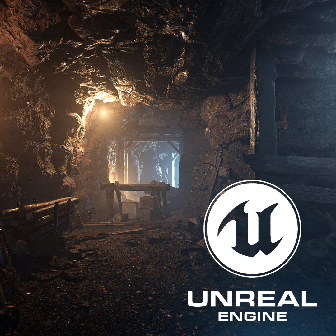 ArtStation - Realtime Old Coal Mine Unreal Engine