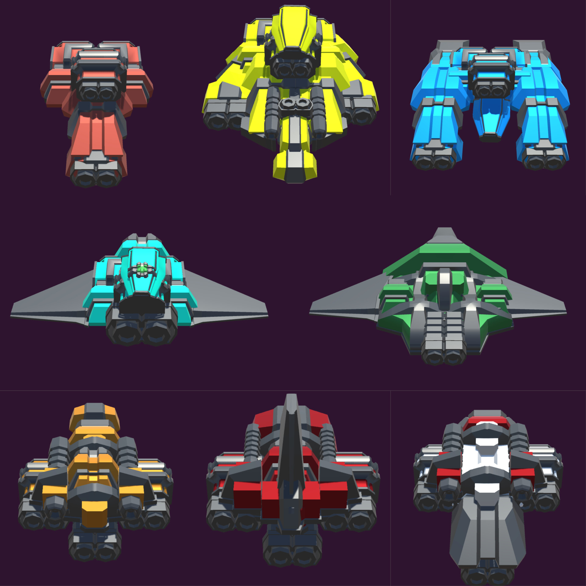 ArtStation - low poly ship kitbash kit