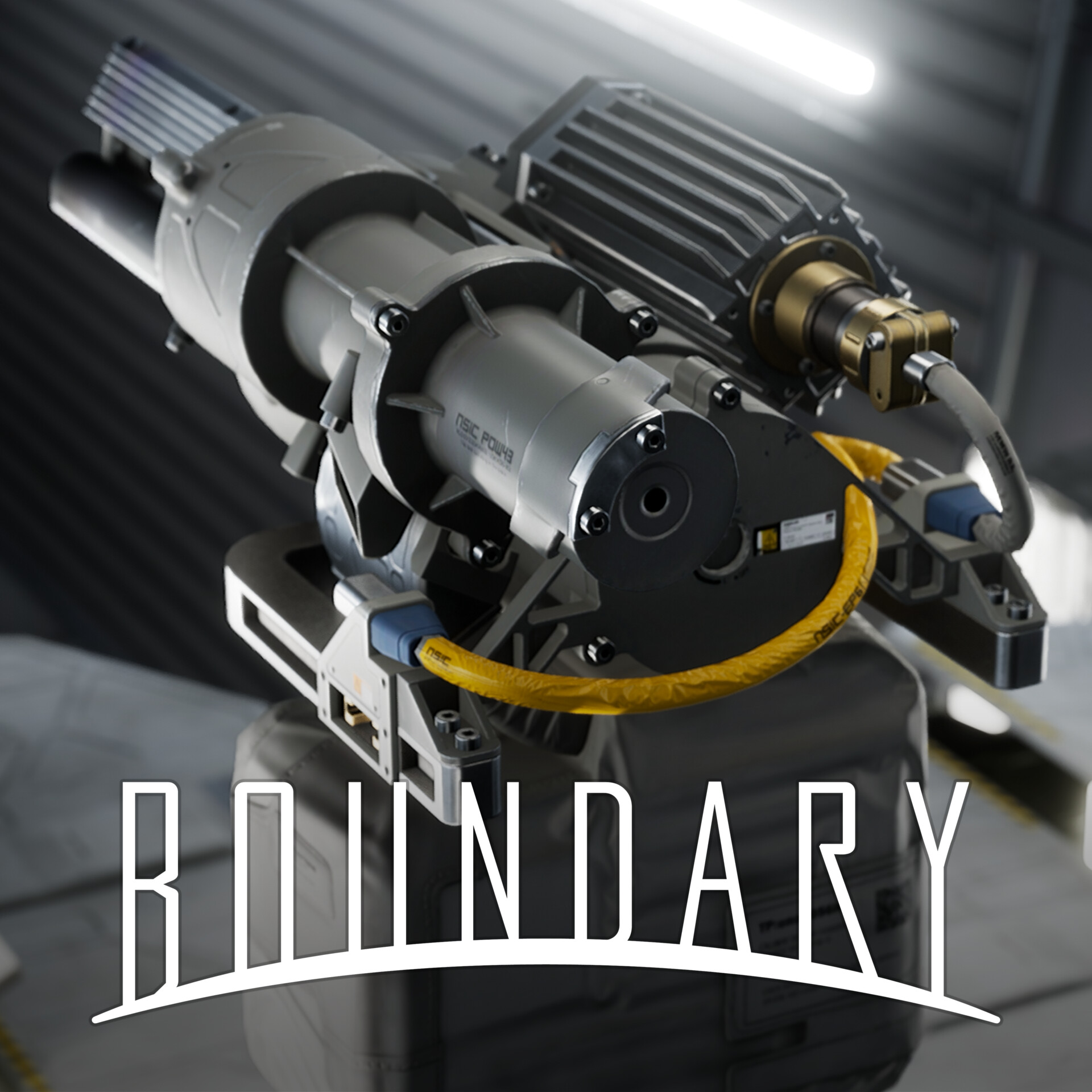 ArtStation - Multi-barrel Machine gun 'Trident'