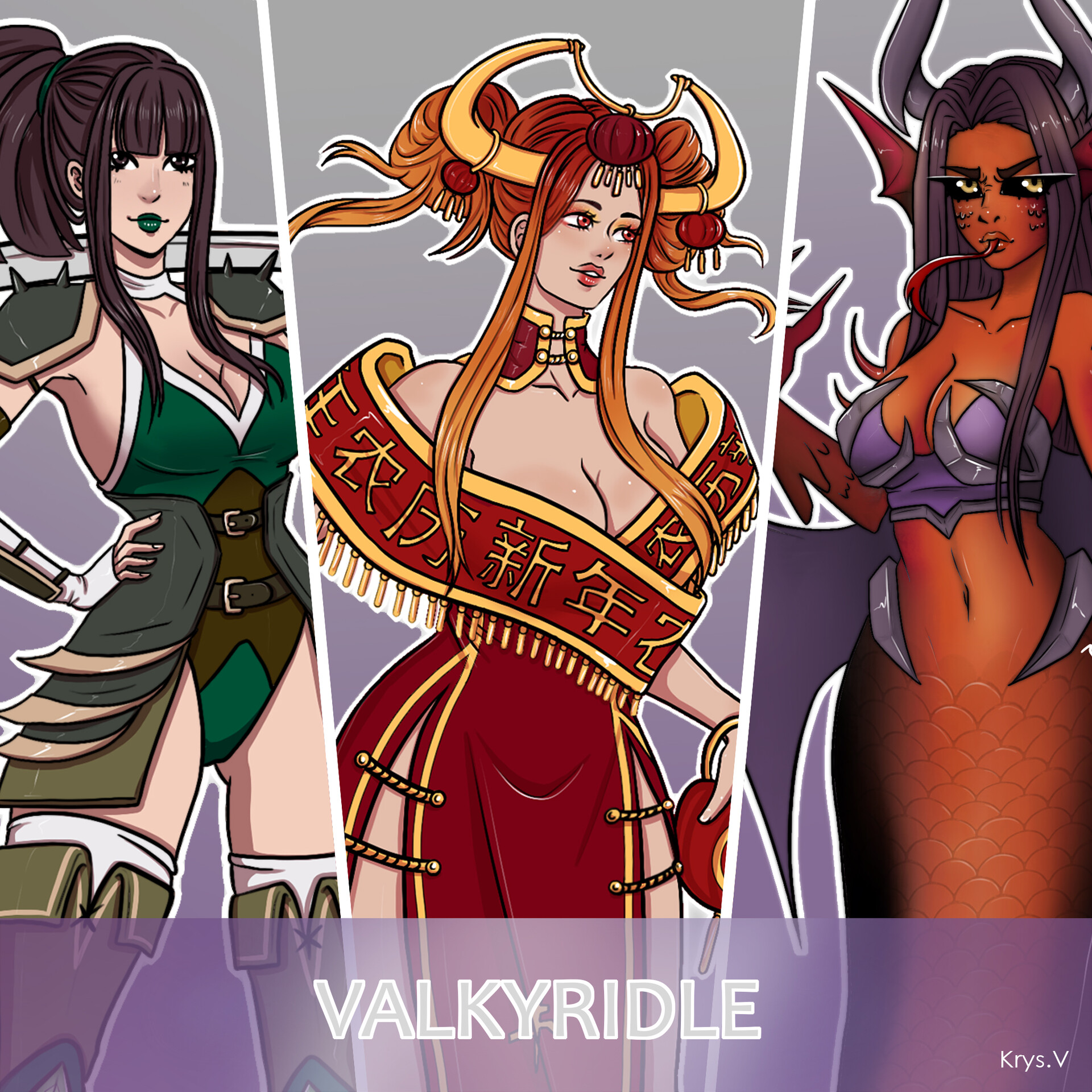 ArtStation - Valkyridle [Concept Art]