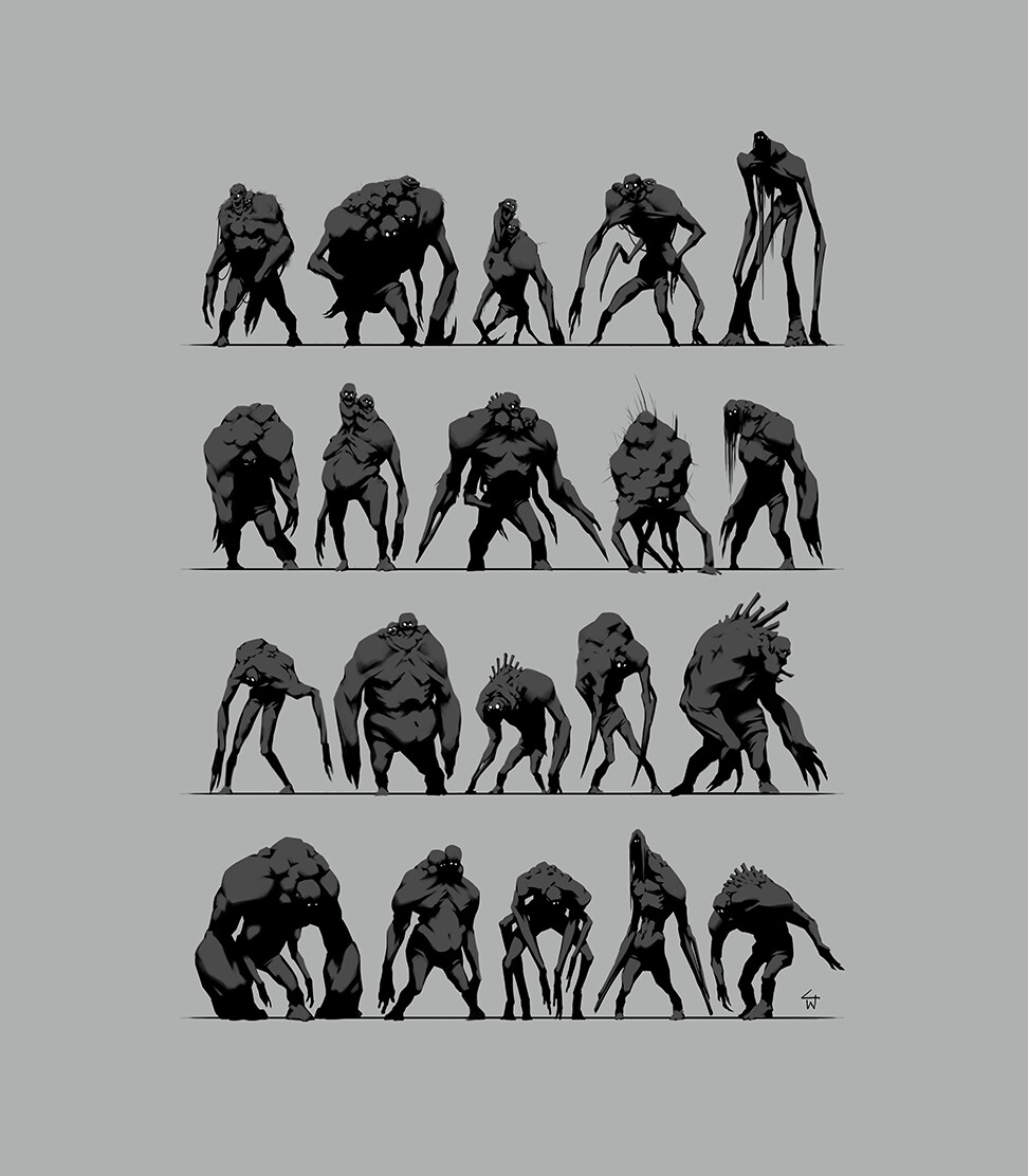 ArtStation - Spooky shapes