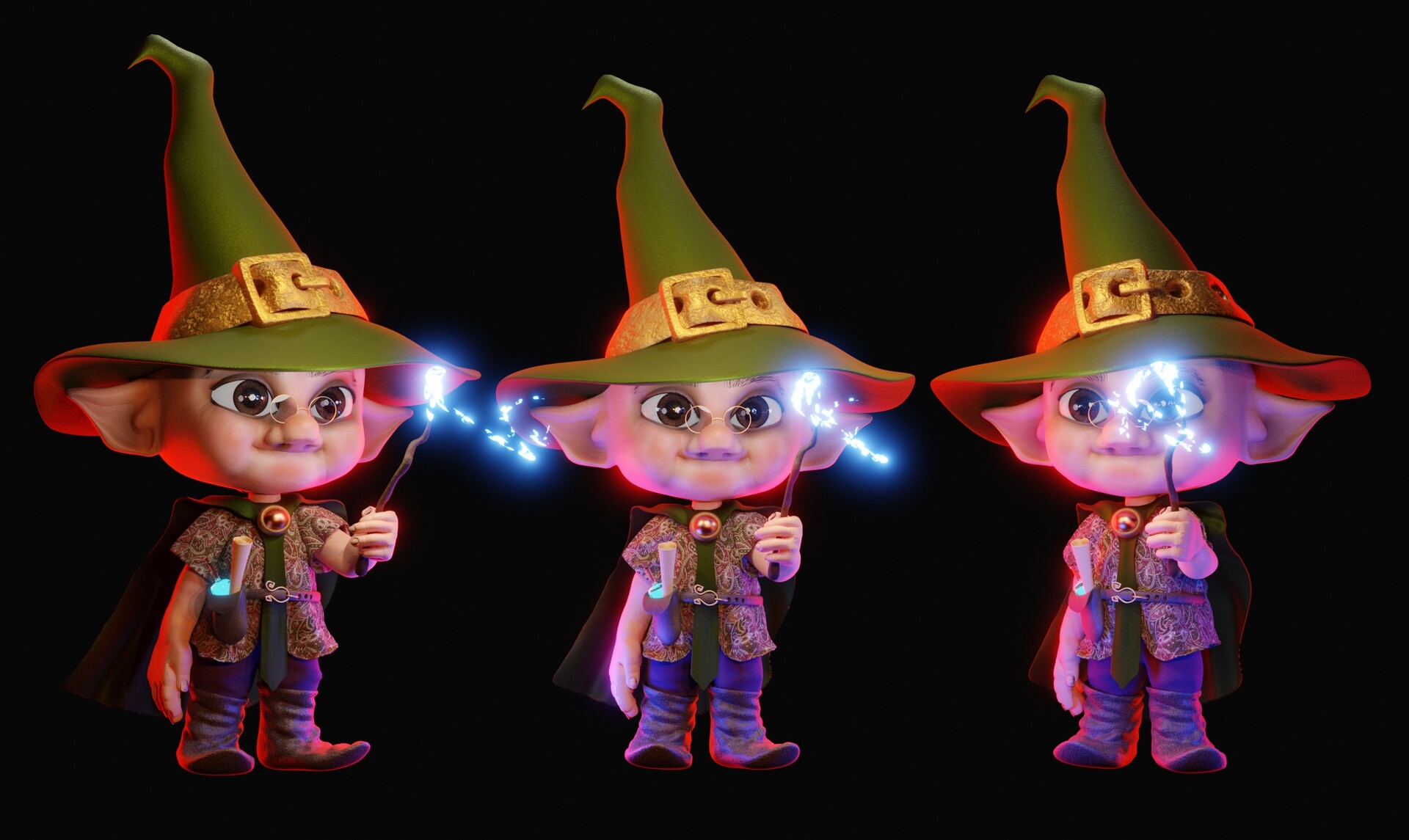 ArtStation - Inside the magic forest-Elf