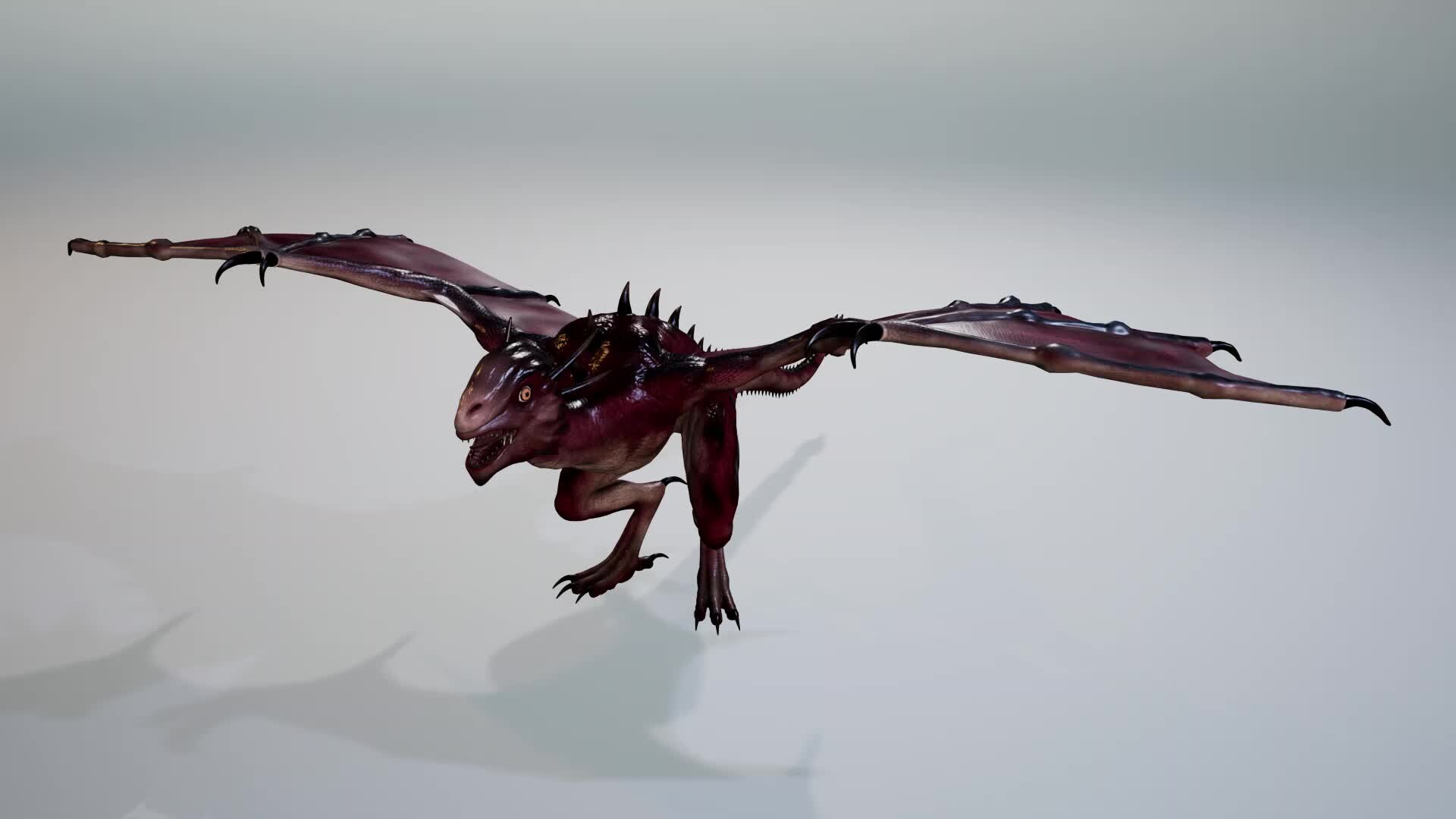 ArtStation - Dragon Red for Game