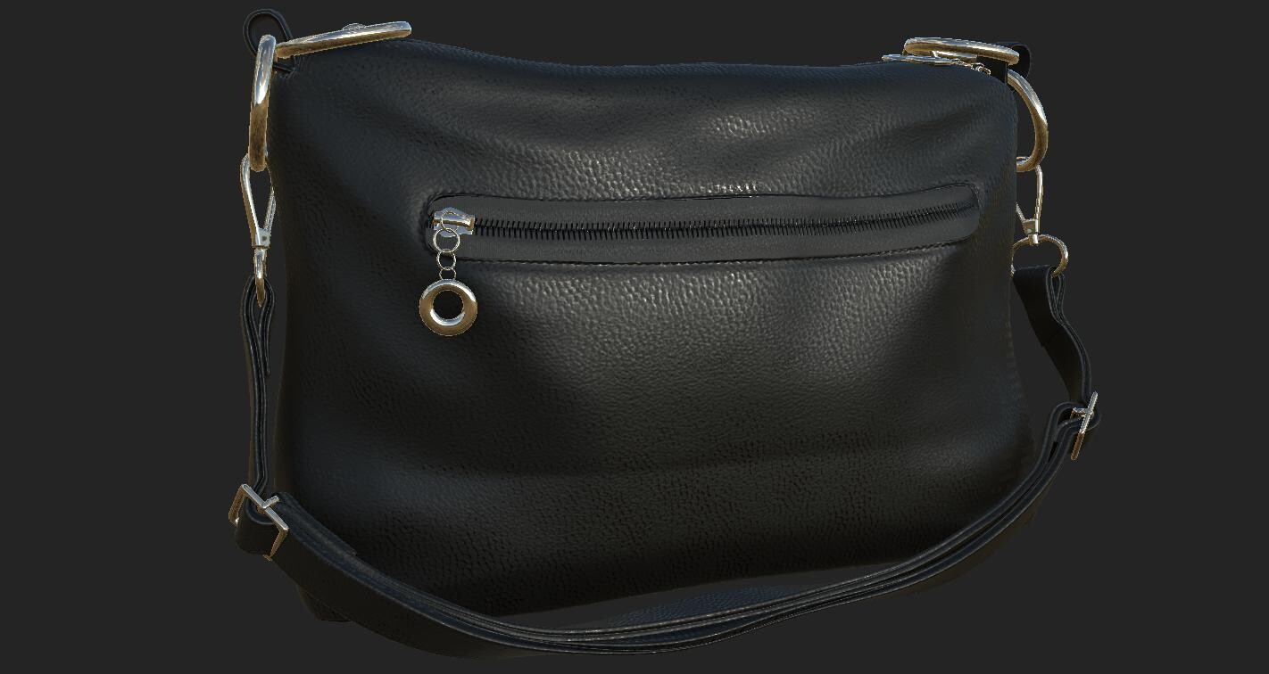 ArtStation - Low poly bag model for game engines. contains PBR materials.