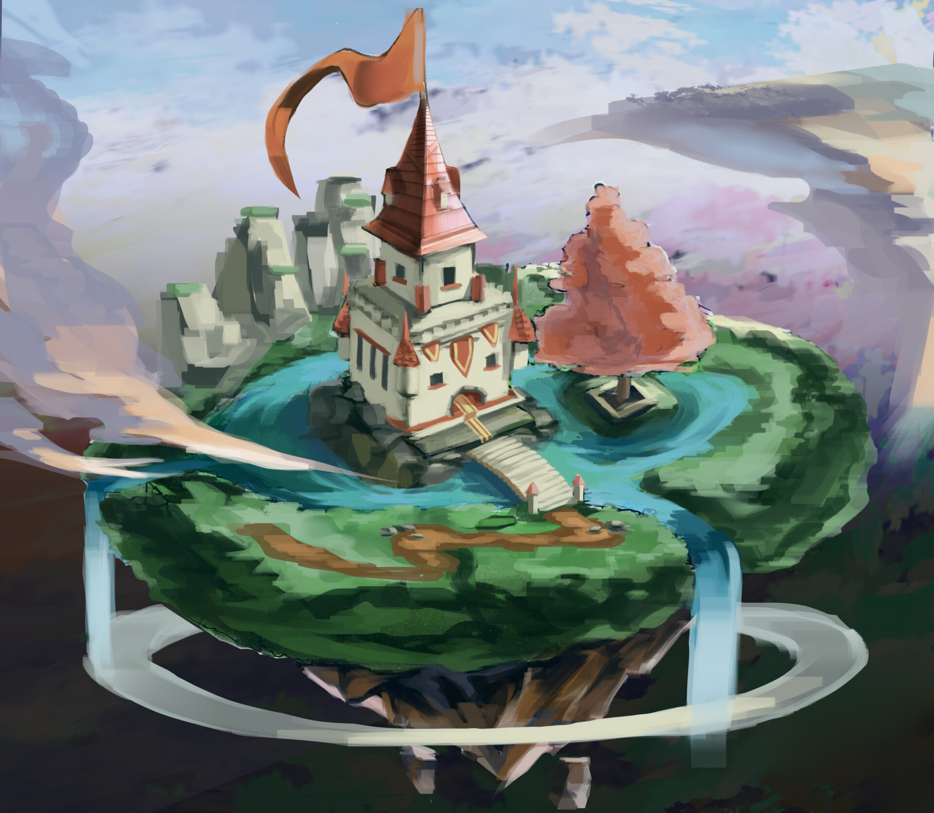 ArtStation - Cat Castle In Engine Screenshots