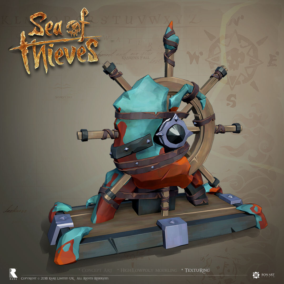ArtStation - Sea of Thieves - Ocean Crawler Set