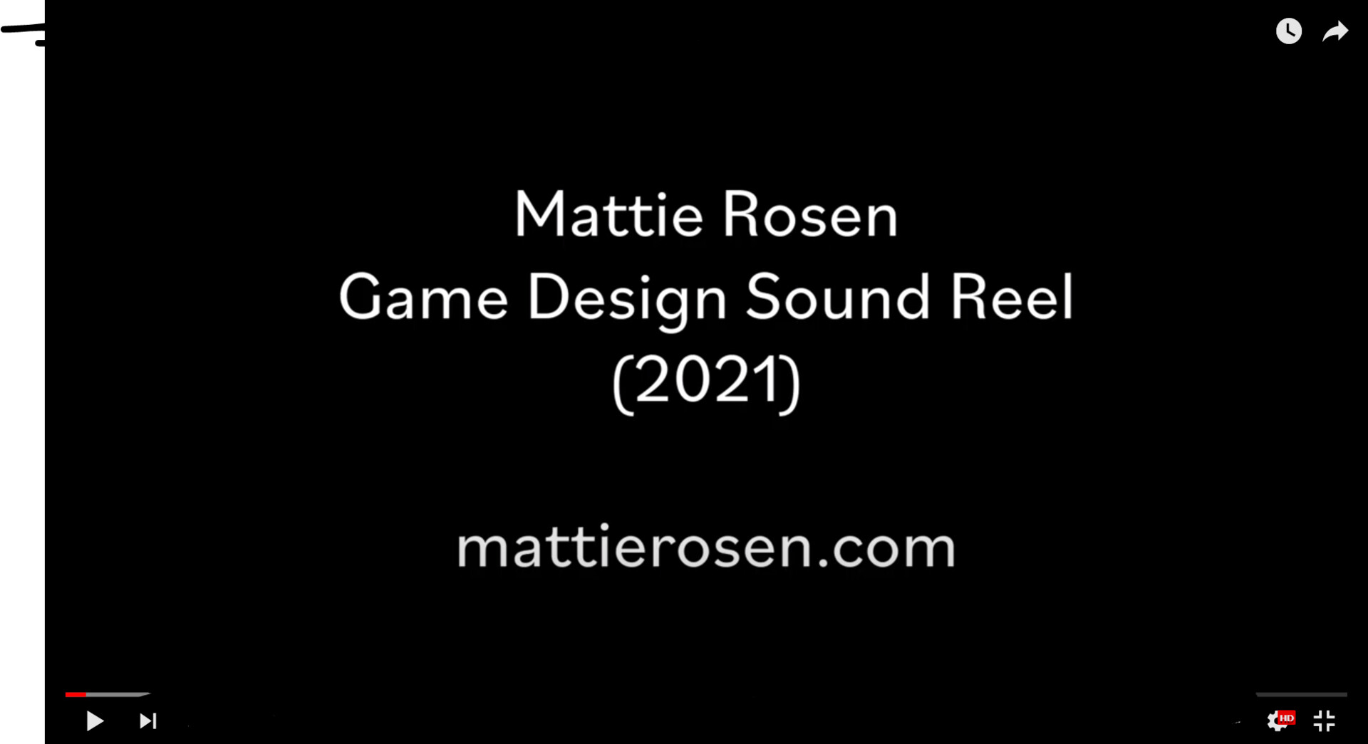 ArtStation - Audio Reel