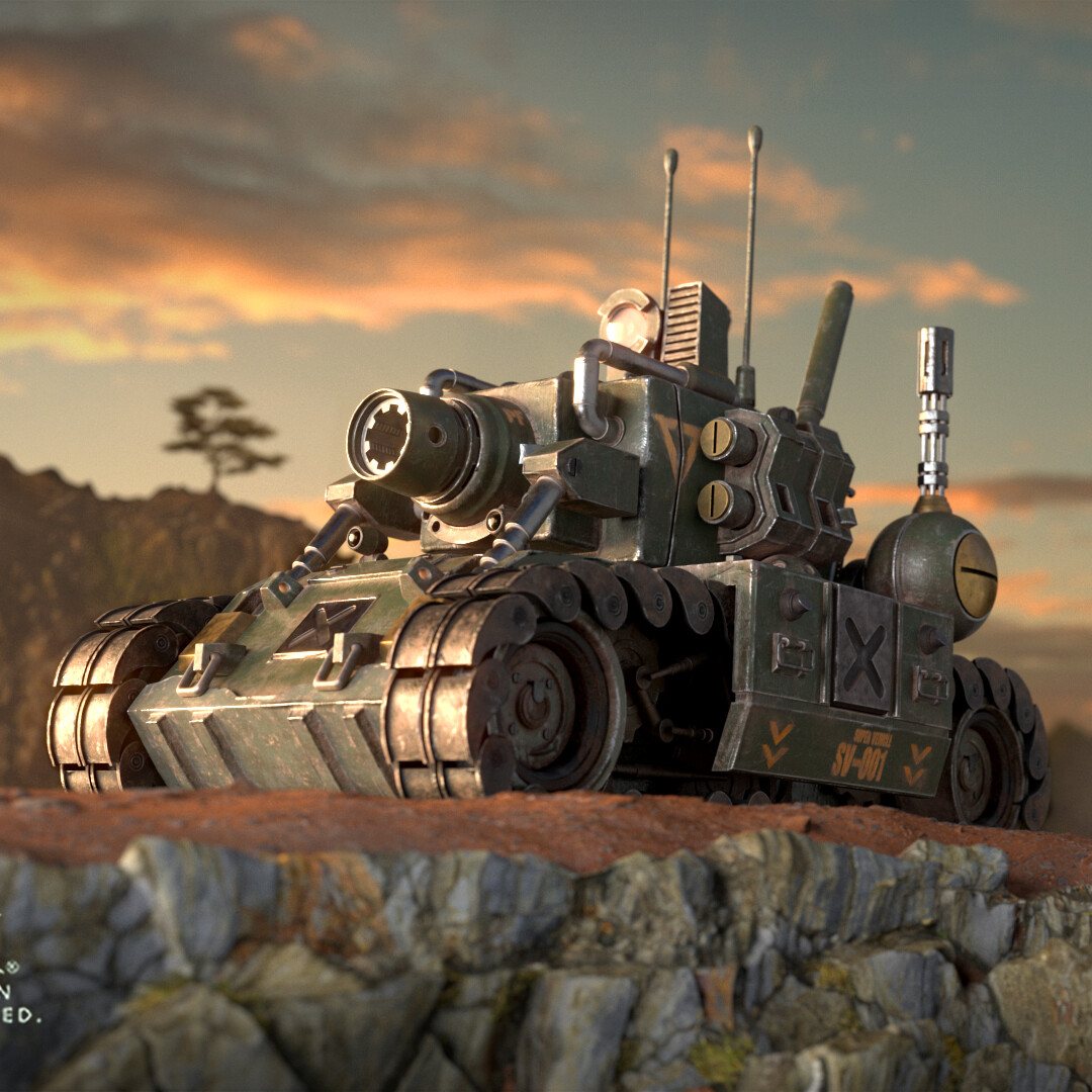 ArtStation - Metal Slug Tank / SV-001