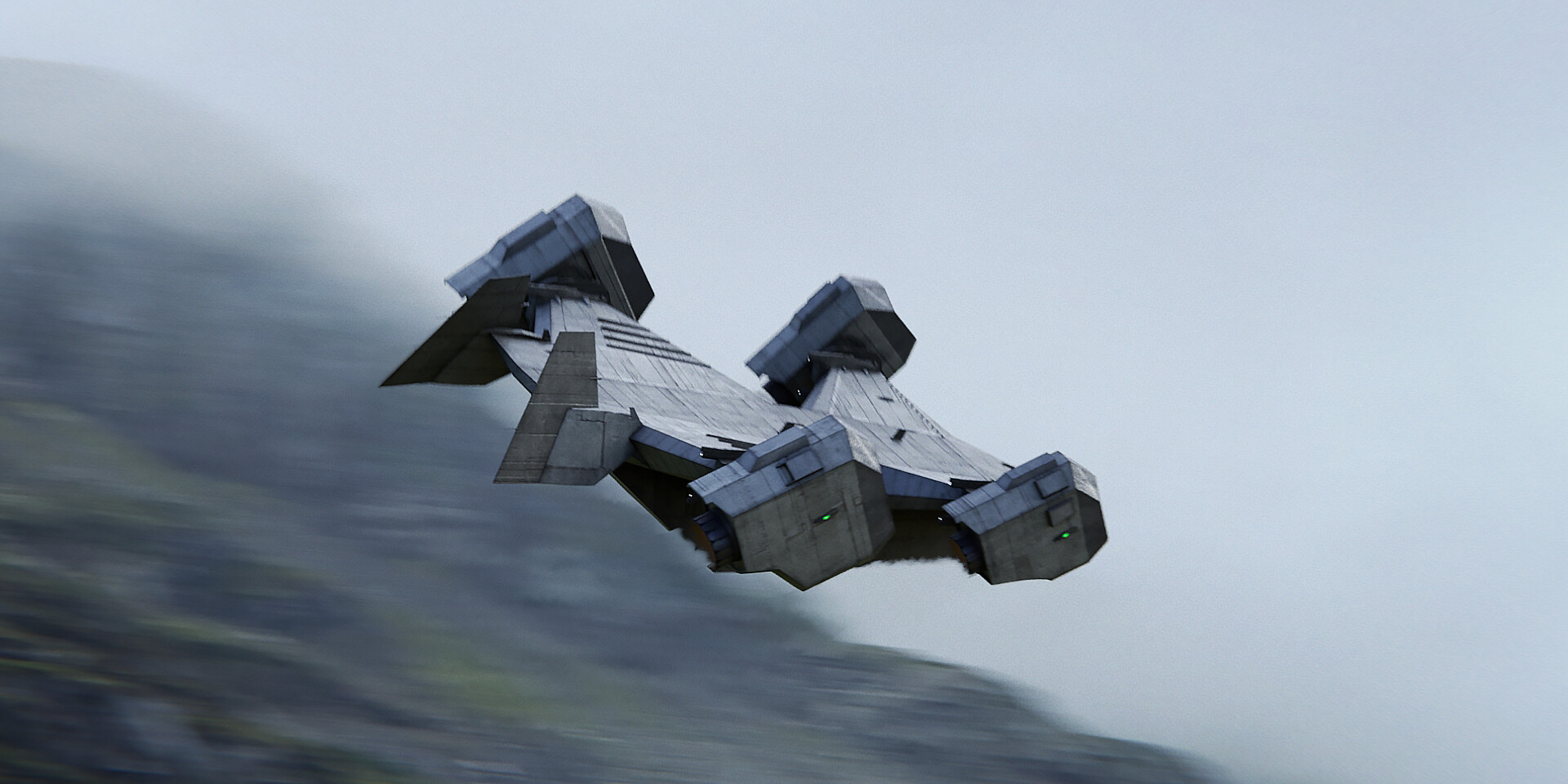 ArtStation - SCI-FI Dropship