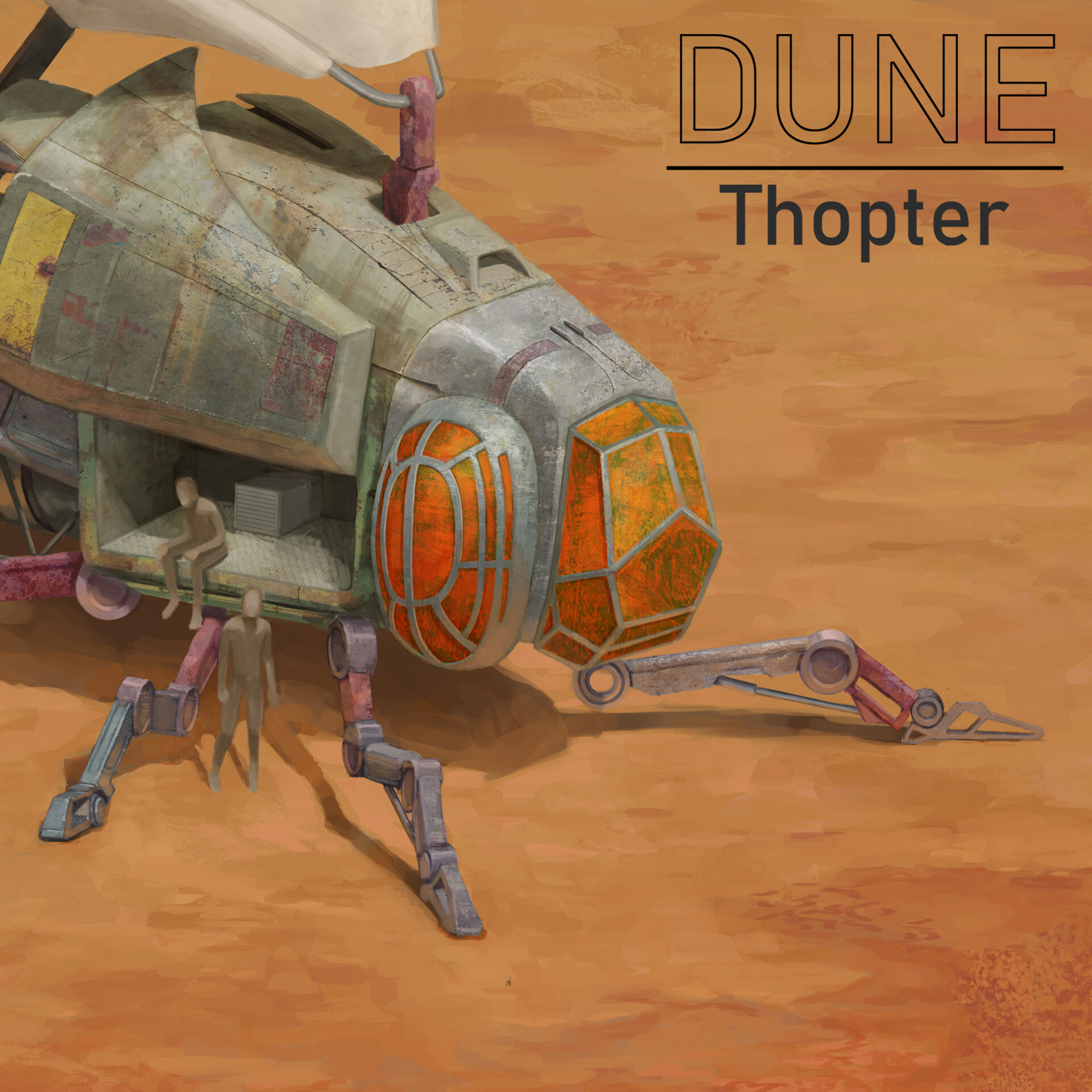 ArtStation - Thopter - Dune