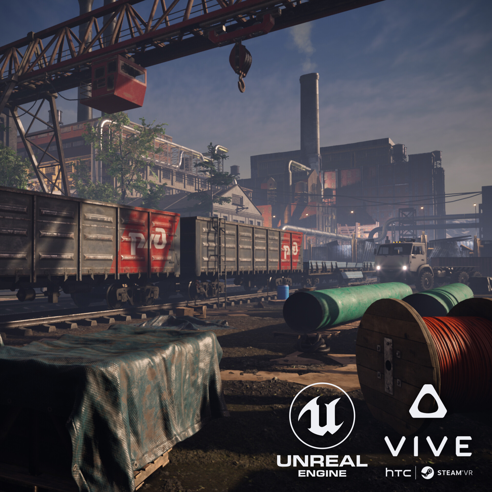 ArtStation - VR Environment: Russian Railways Demo