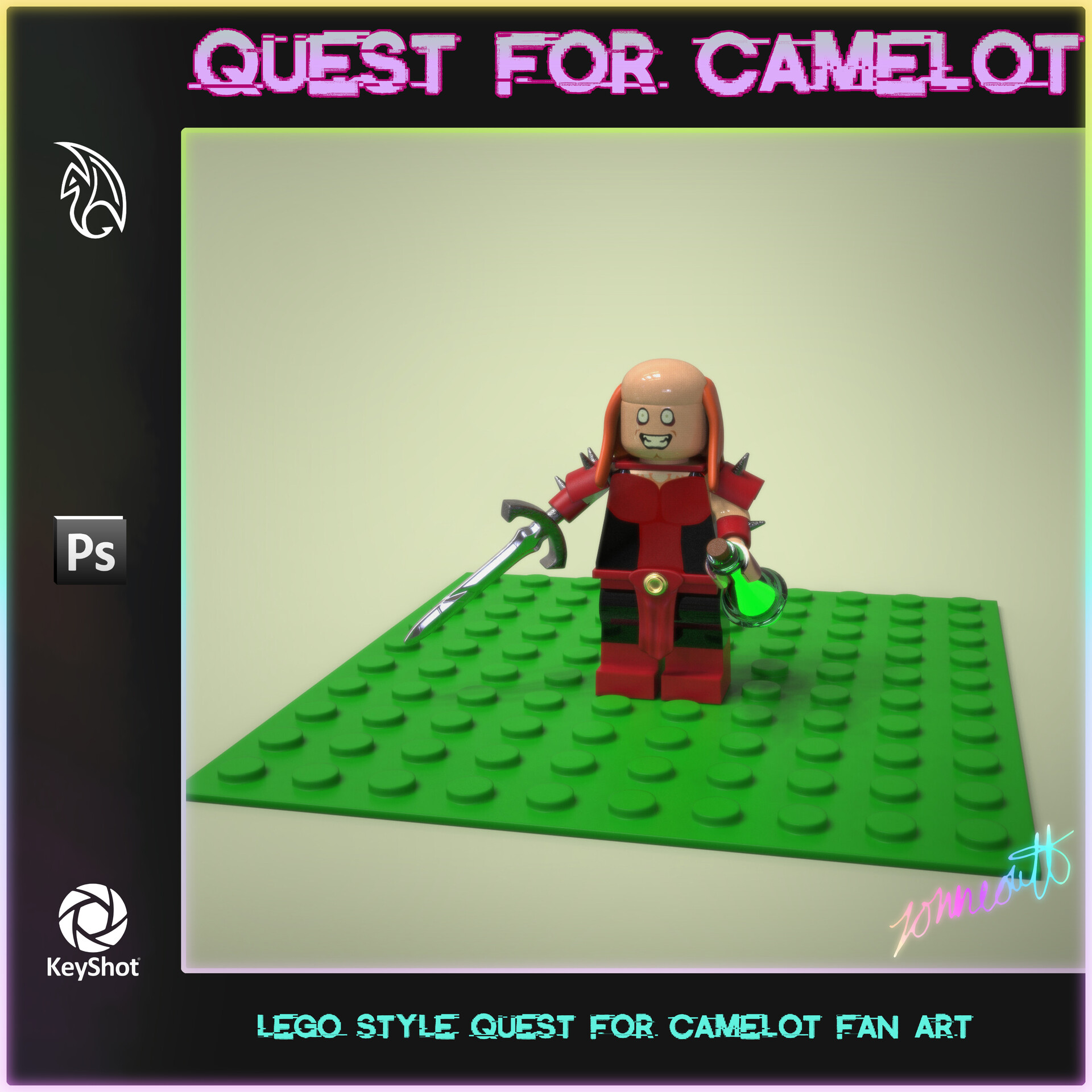 ArtStation - LEGO Quest for Camelot Fan Art