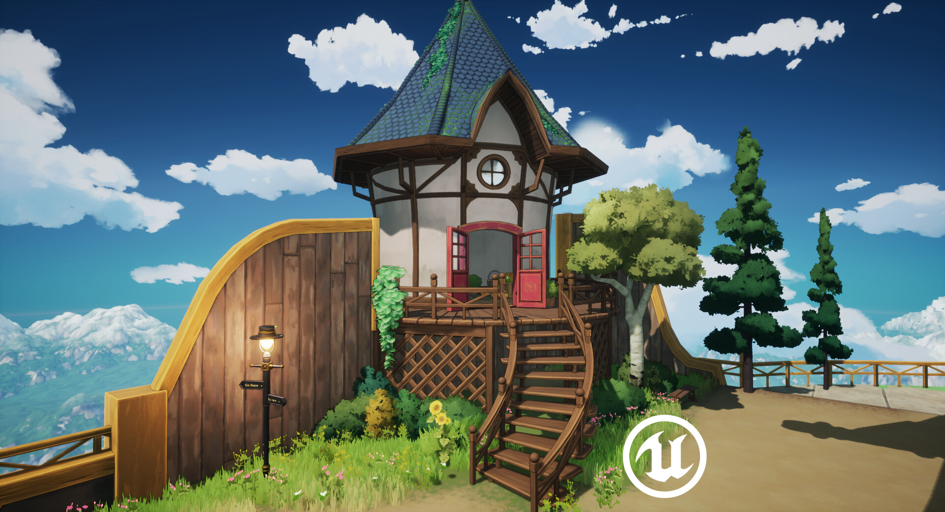 ArtStation - Sally - Hut and Observatory