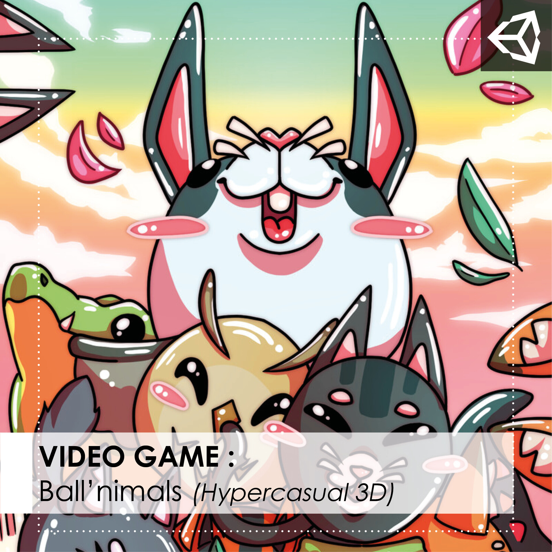 ArtStation - VIDEO GAME : Ball'nimals (Hypercasual 3D)
