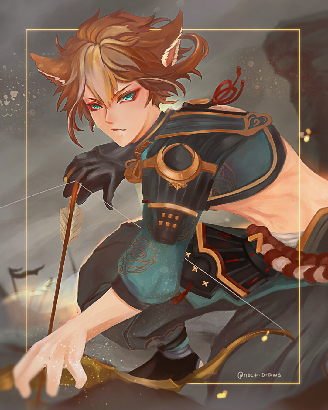 ArtStation - Gorou of Genshin impact: Into the fray