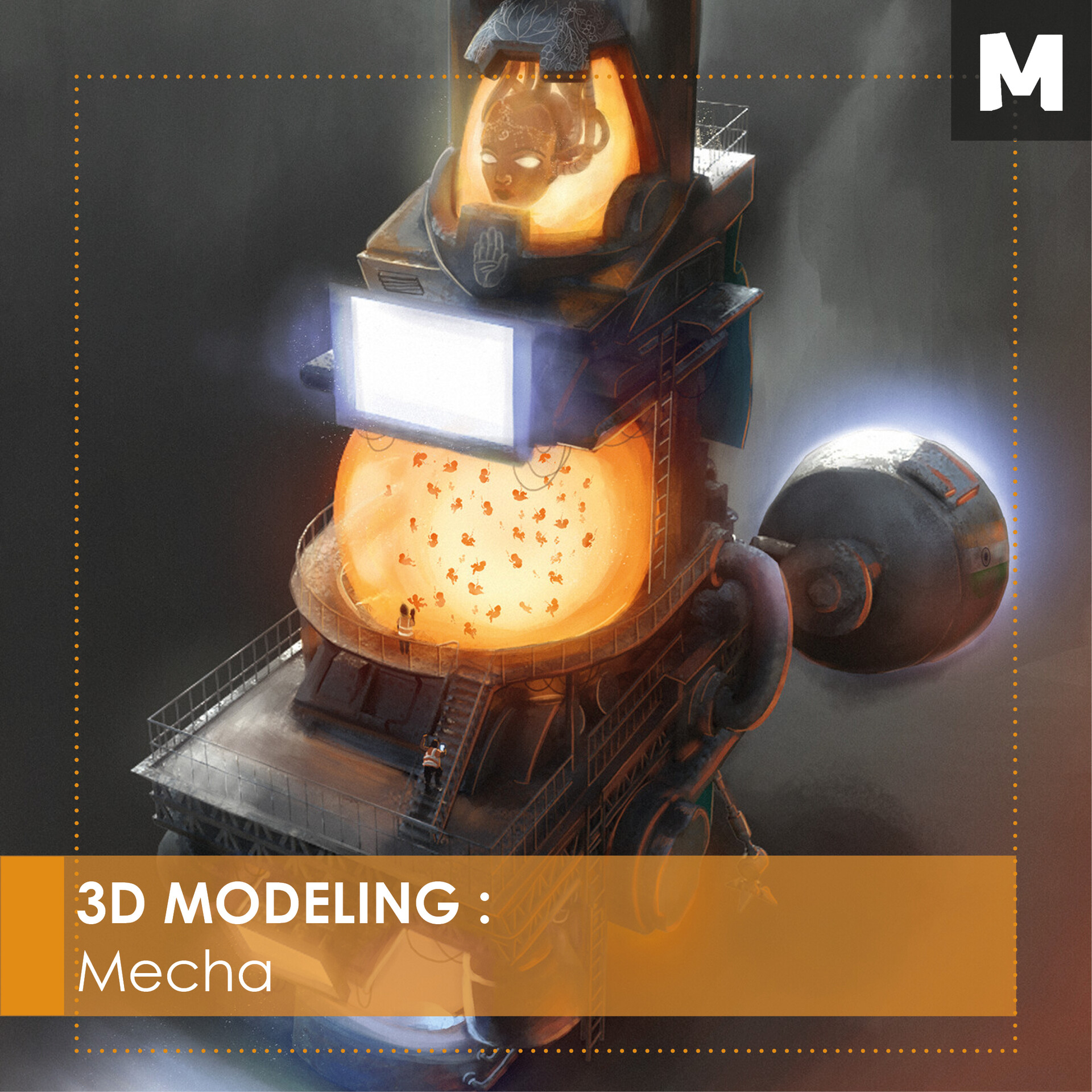 ArtStation - MODELING 3D : Mecha Concept