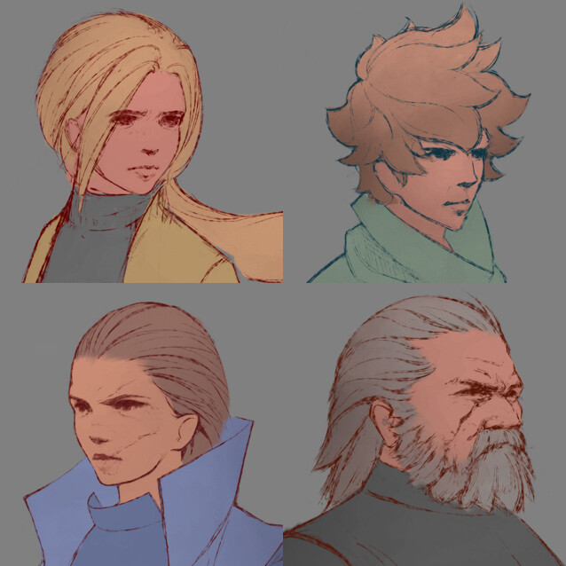 ArtStation - Char art style draft 01