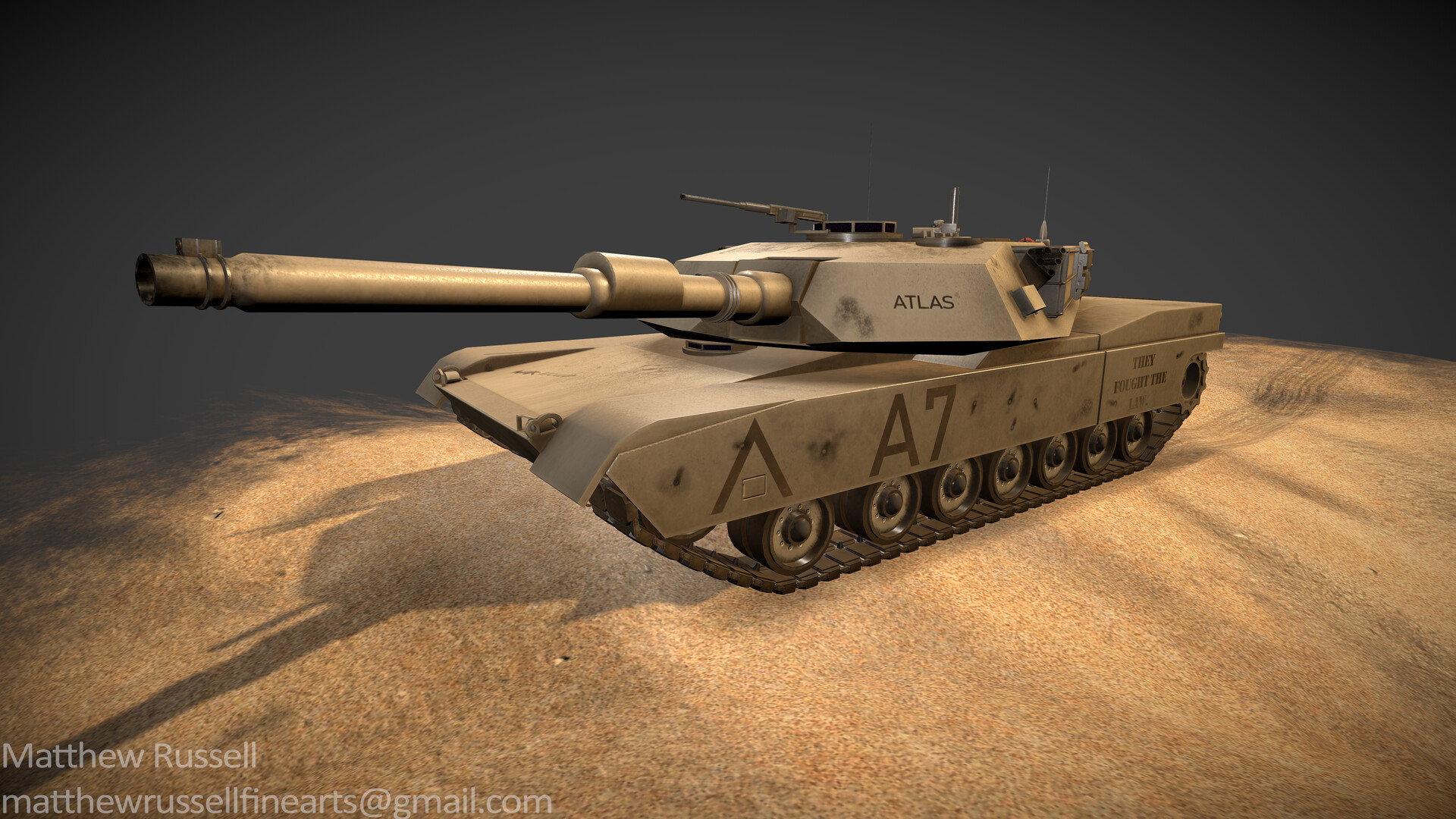 ArtStation - M1A2 Abrams Tank