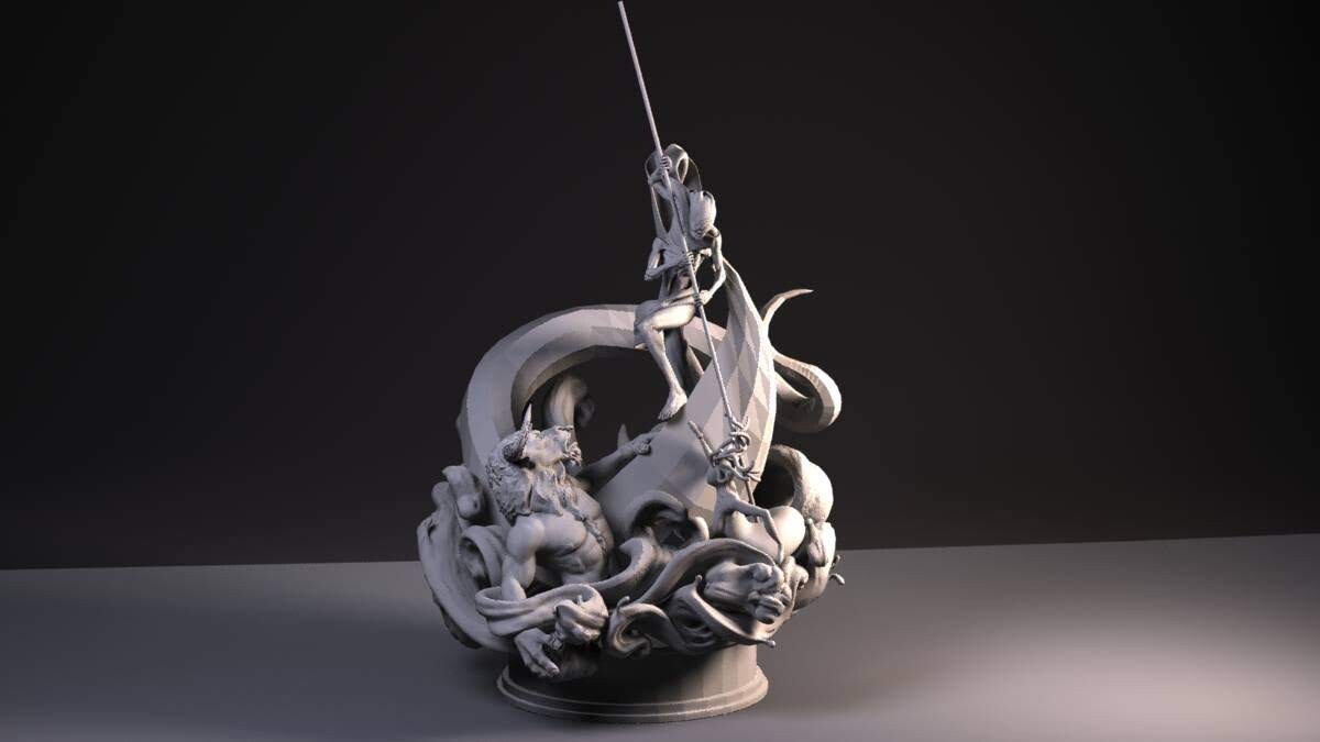 ArtStation - Charon - Statue Concept