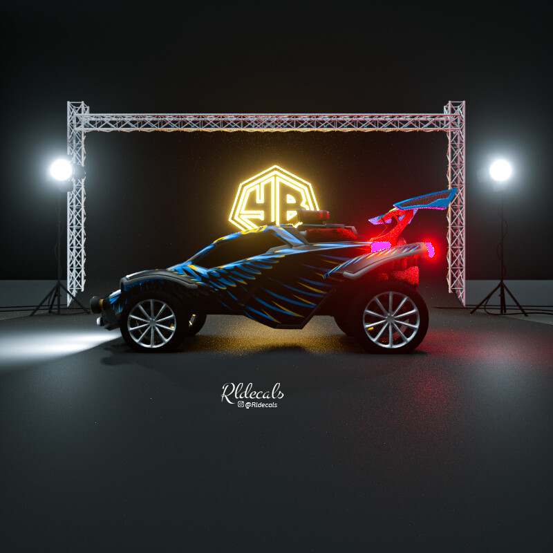 Younes A. - Luckyeman - Rocket league custom decal Showcase