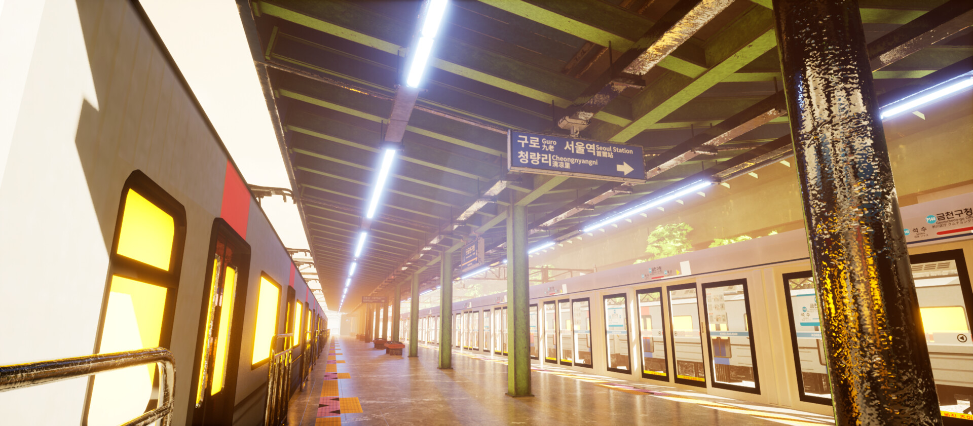 ArtStation - P144 (Geumcheon-gu Office Station) (UE5)