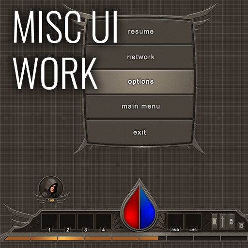 ArtStation - Misc UI work