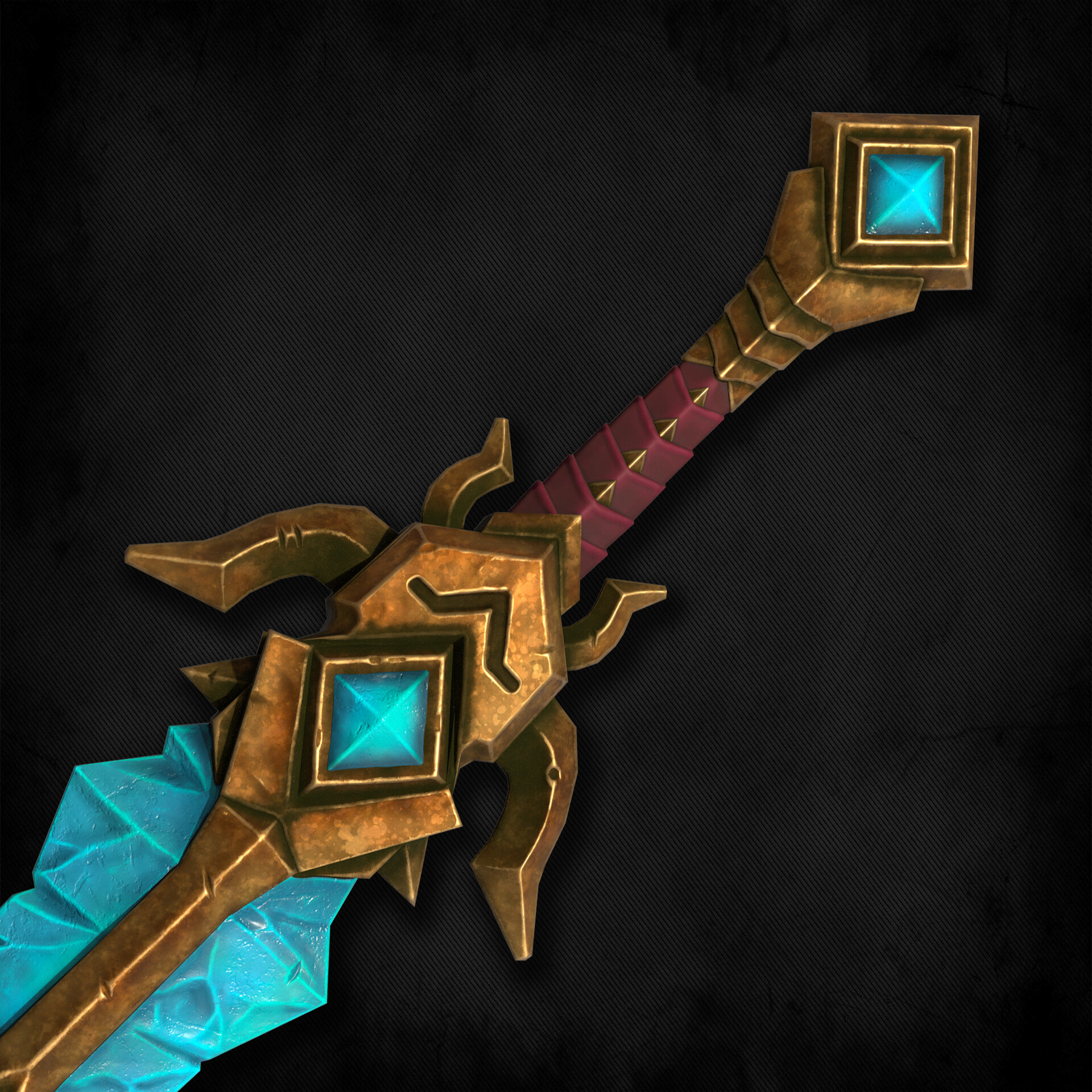 ArtStation - Stylized sword