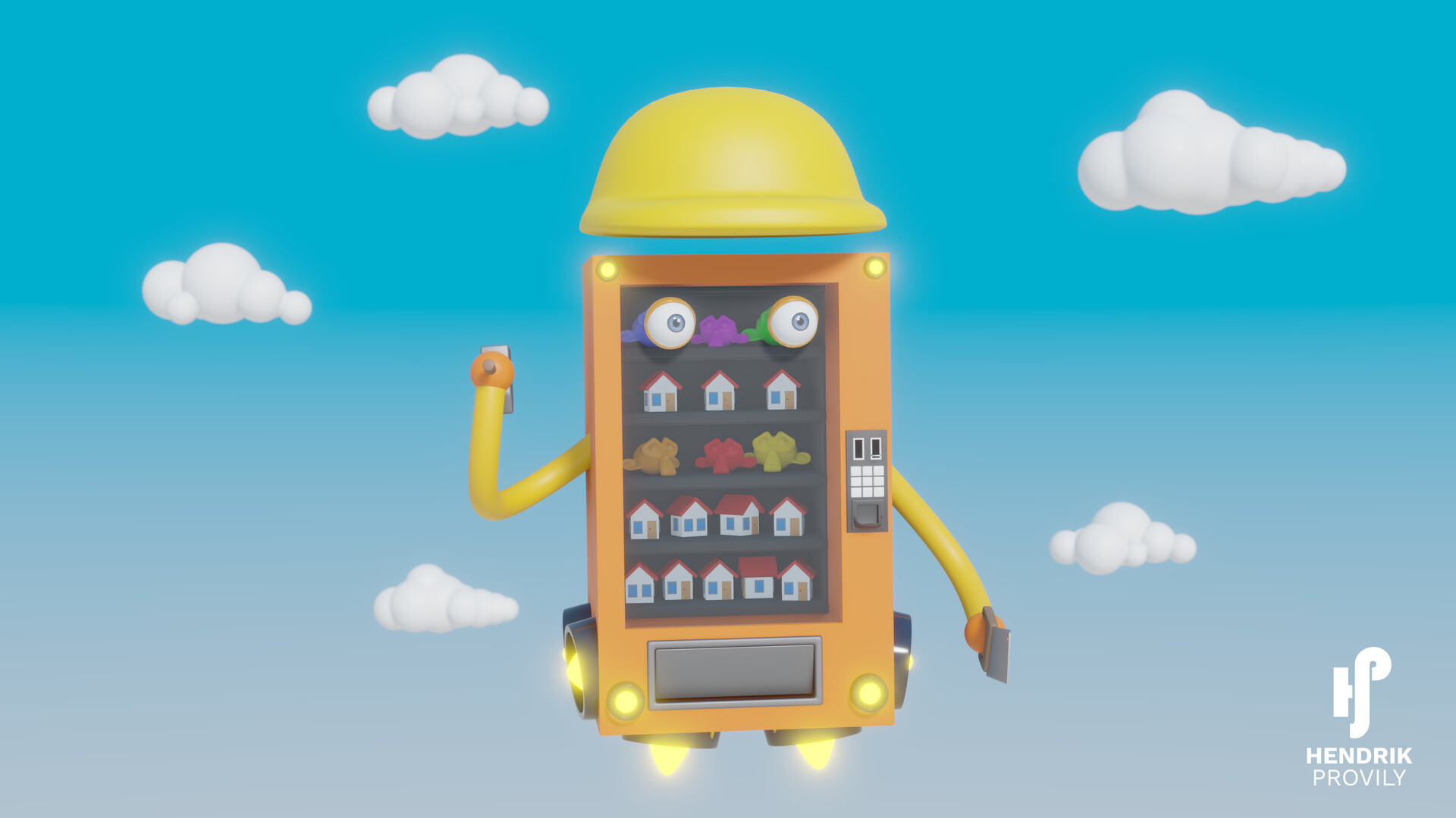 ArtStation - Vending Machine - Animation