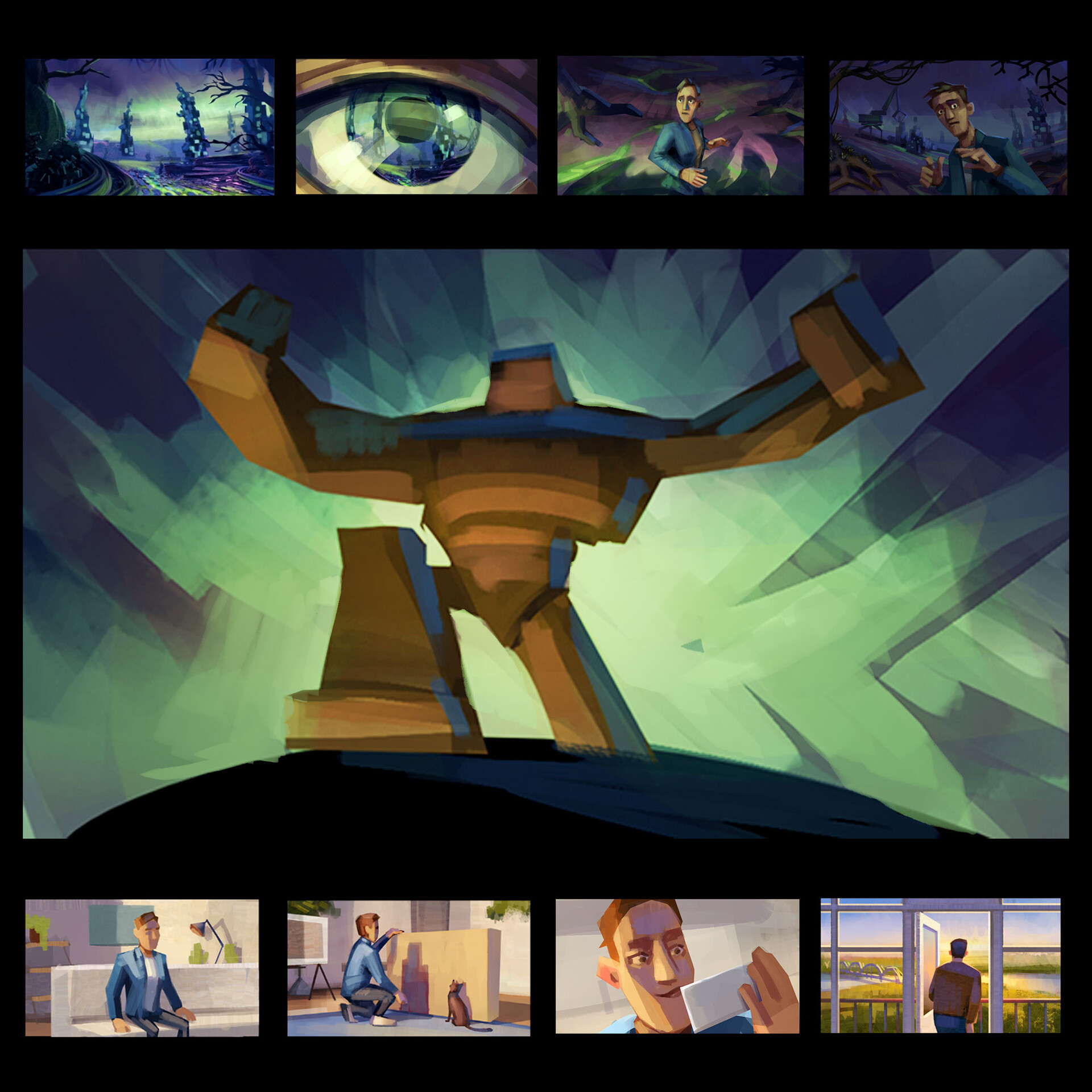 ArtStation - Visual development for Samsung project